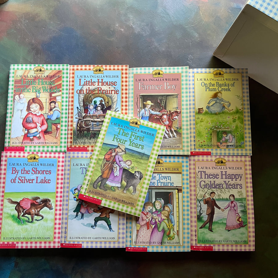 Little House on the Prairie Plaid Gingham Box Set by Laura Ingalls Wil ...