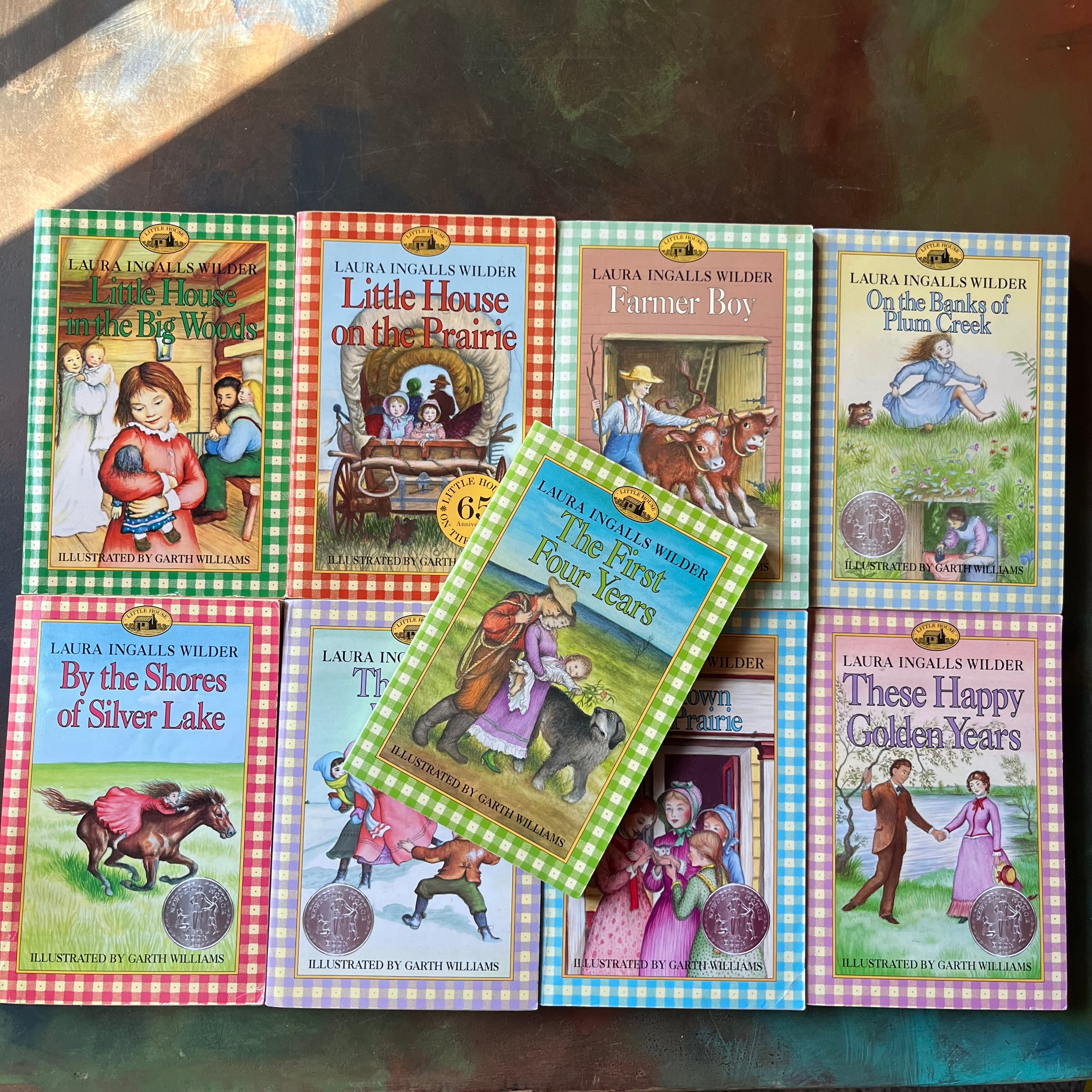 Vintage children's books by Laura Ingalls Wilder - Log Cabin Vintage
