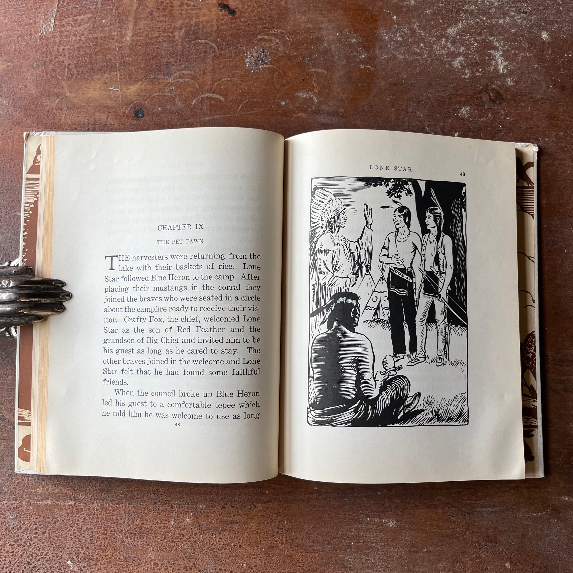 Lone Star by David Cory - The Little Indian Series 1936 - Log Cabin Vintage