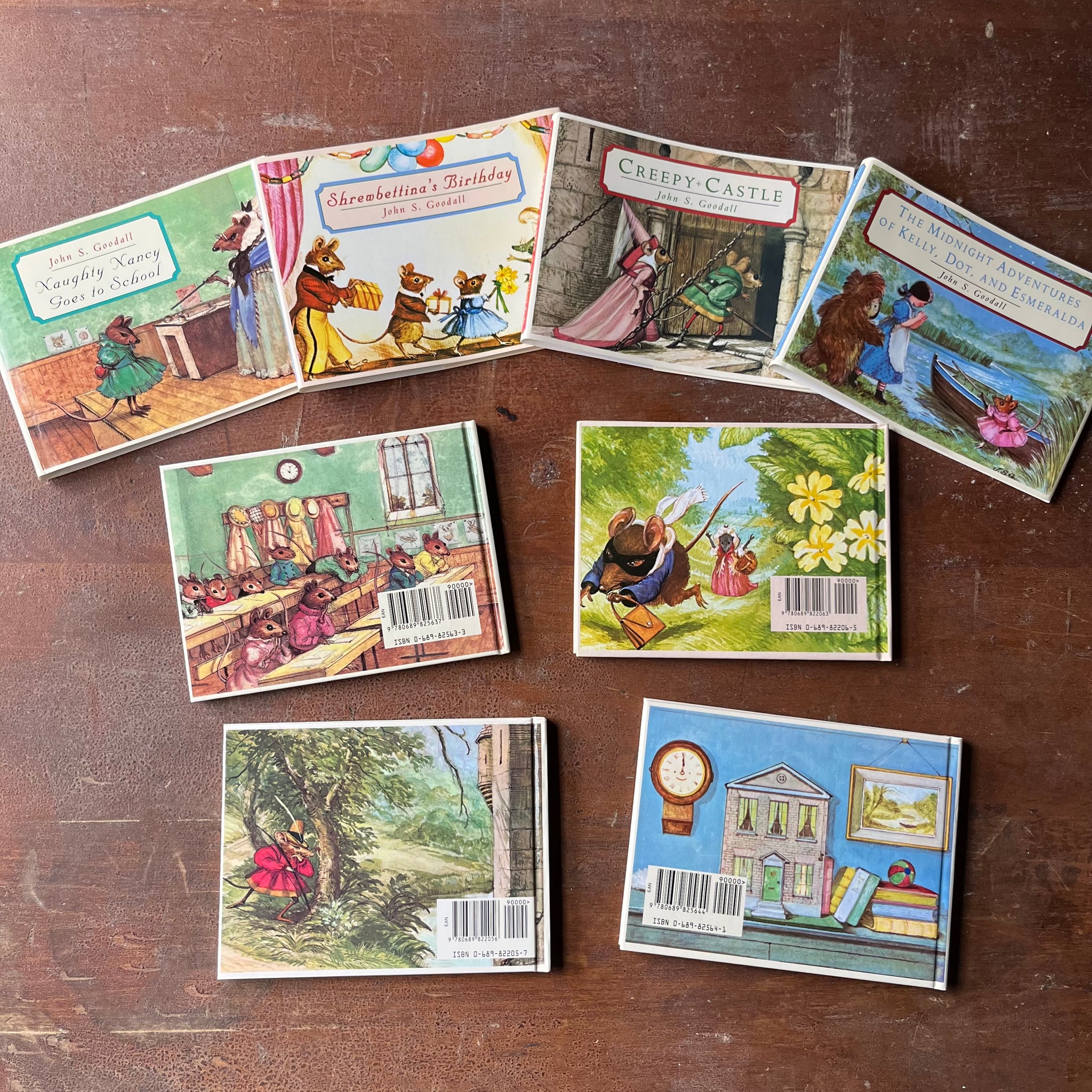John S. Goodall Book Set: Creepy Castle, Shrewbettina's Birthday, Naug ...