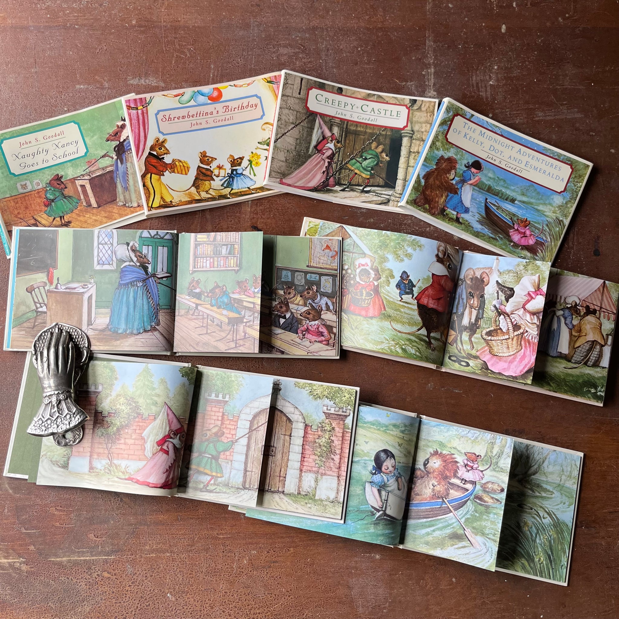 John S. Goodall Book Set: Creepy Castle, Shrewbettina's Birthday, Naug ...
