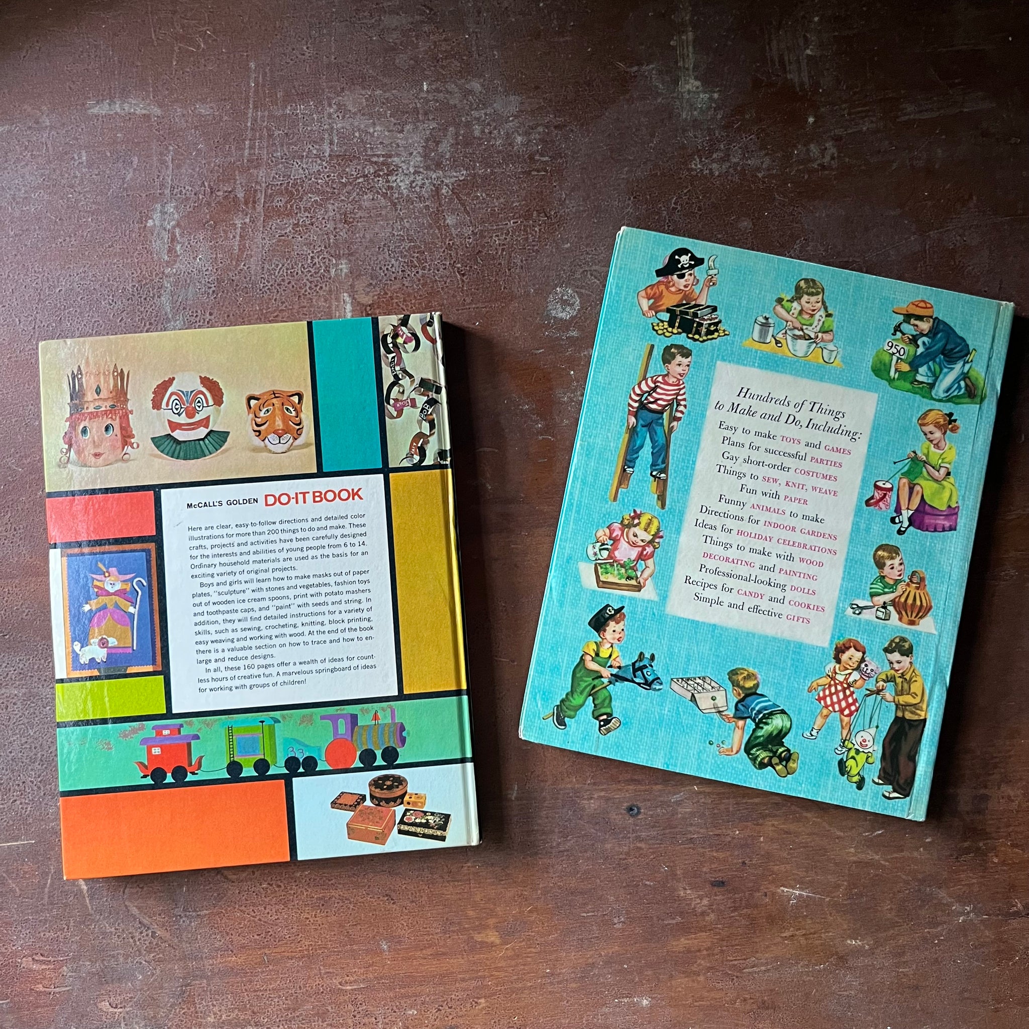 McCall's Giant Golden Book Set - Make-It Book & Do-It Book - Log Cabin ...