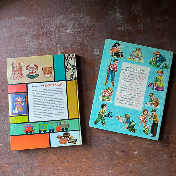 McCall's Giant Golden Book Set - Make-It Book & Do-It Book - Log Cabin ...