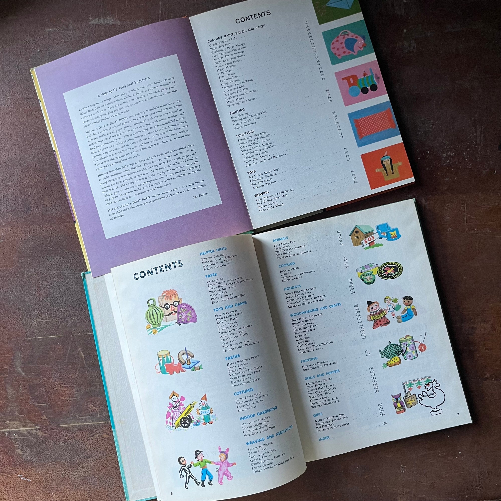 McCall's Giant Golden Book Set - Make-It Book & Do-It Book - Log Cabin ...