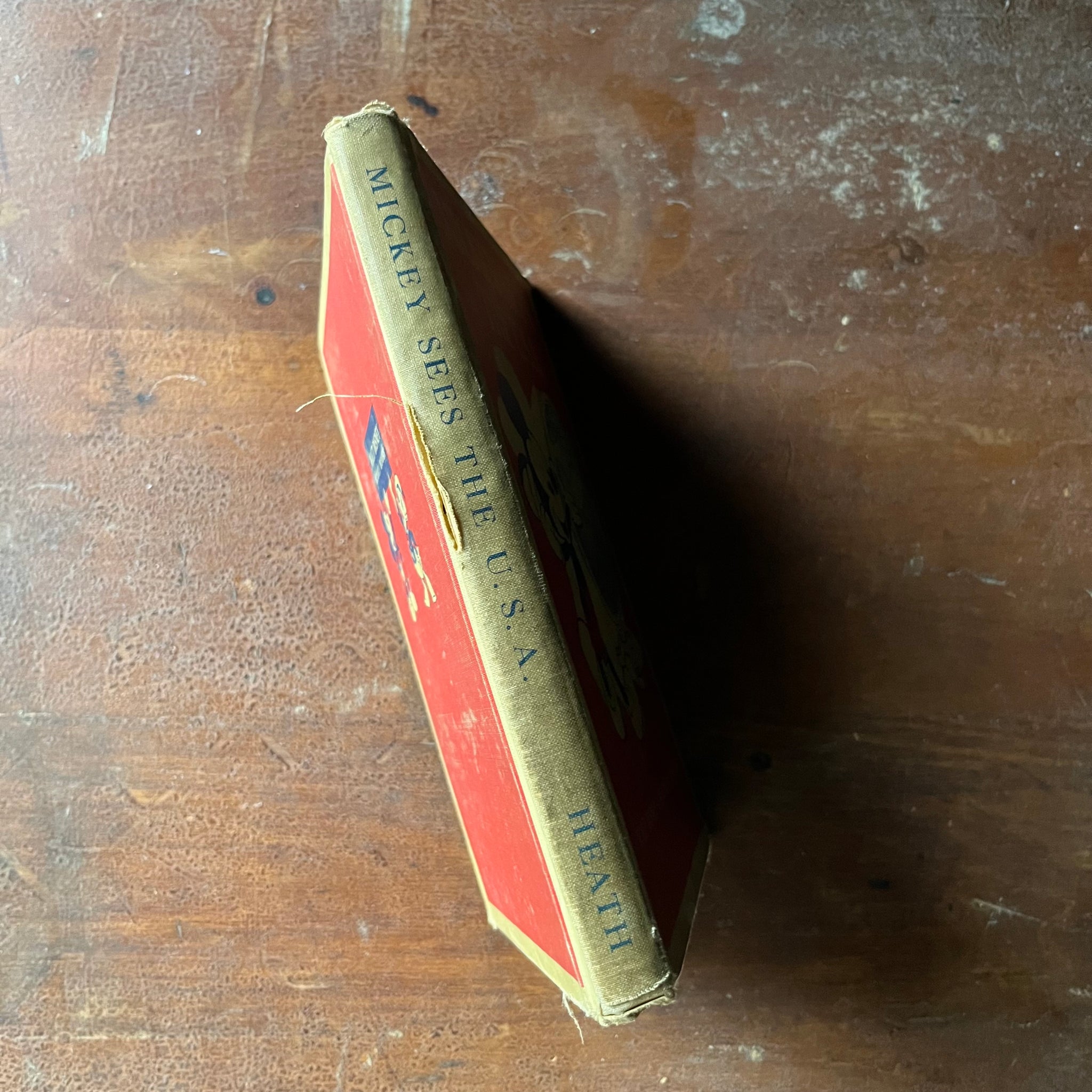 Mickey Sees the U.S.A. Told by Caroline D. Emerson - 1944 Edition - Log Cabin Vintage