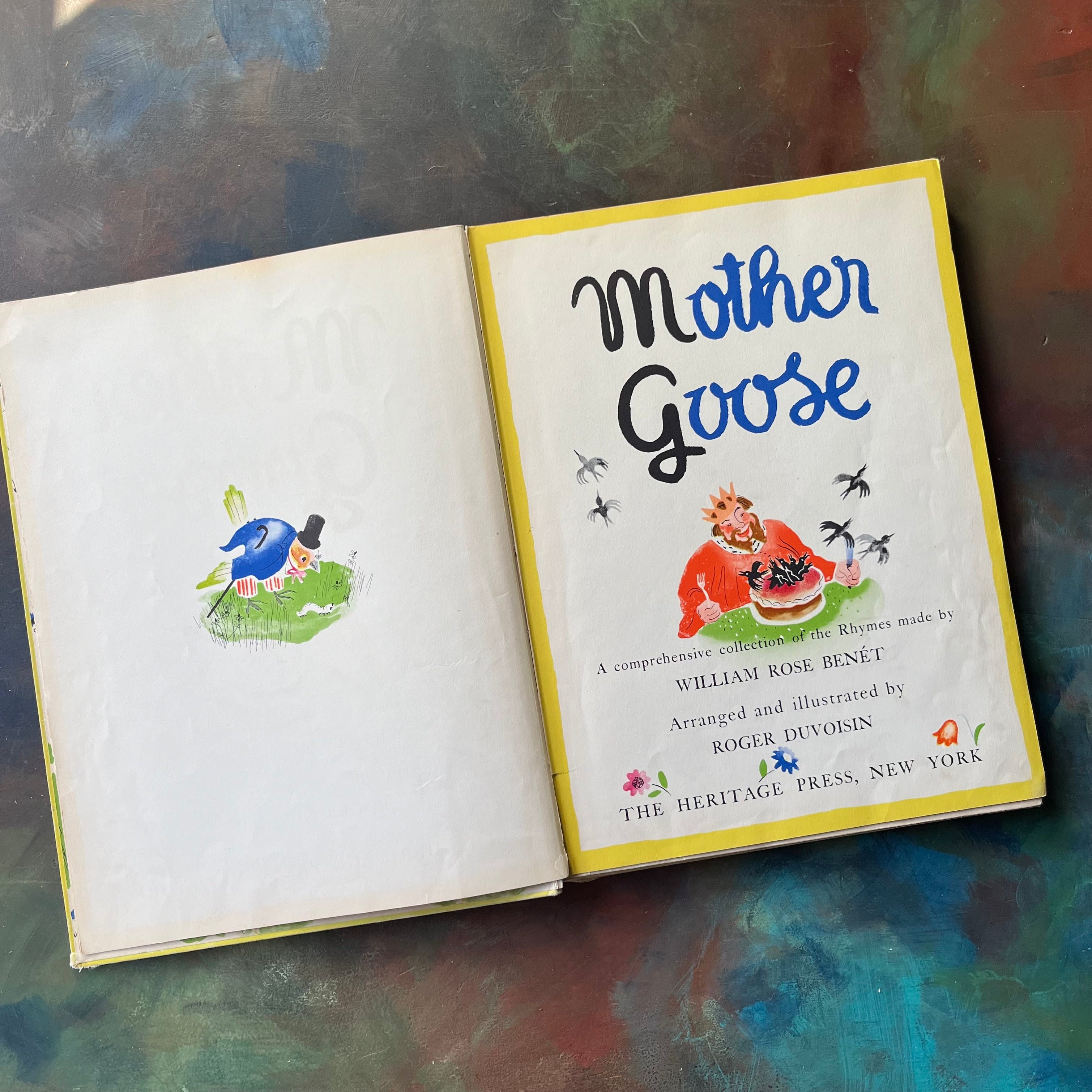 Mother Goose by William Rose Benet - Log Cabin Vintage