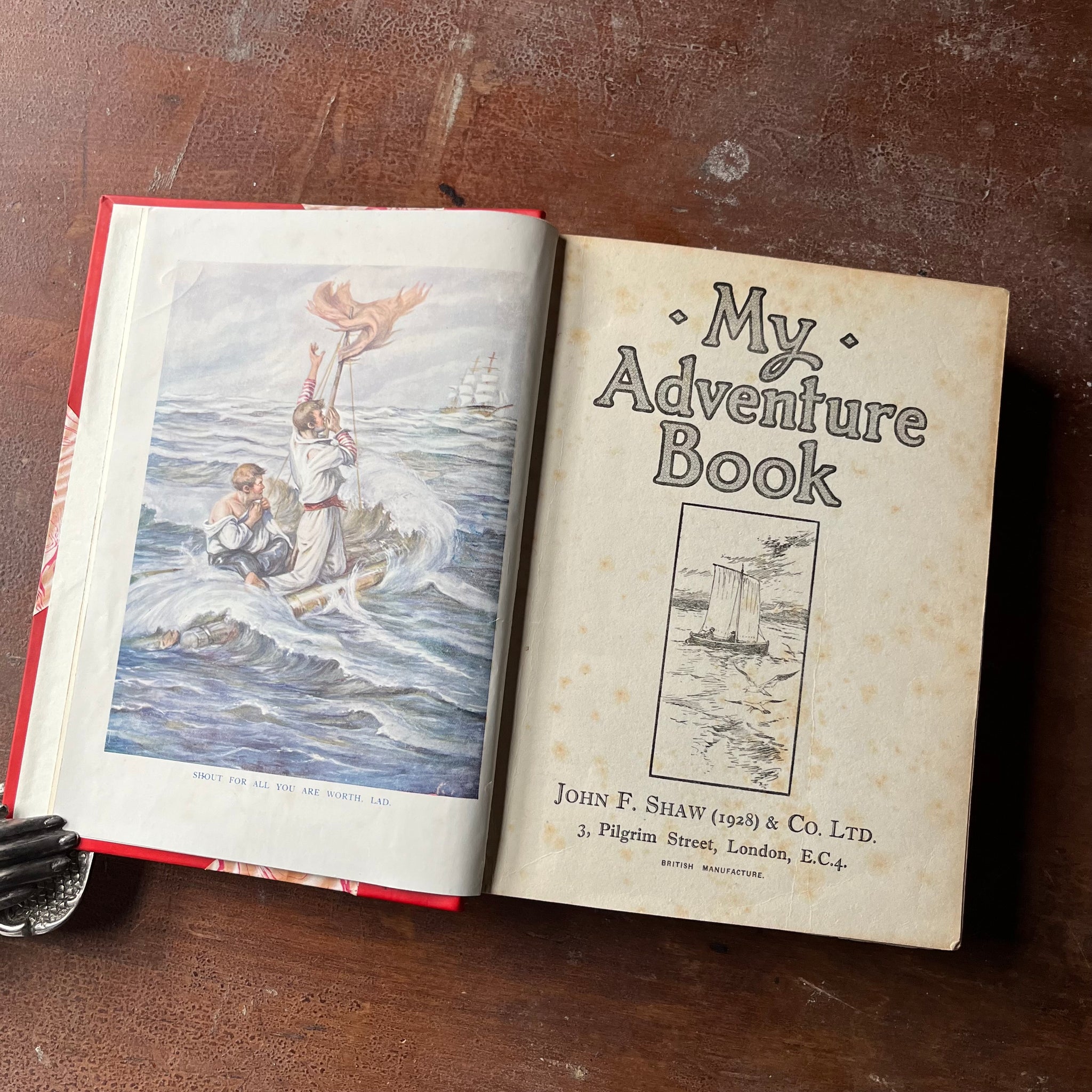 My Adventure Book - 1928 John F. Shaw & Co., Ltd. Edition - Log Cabin ...