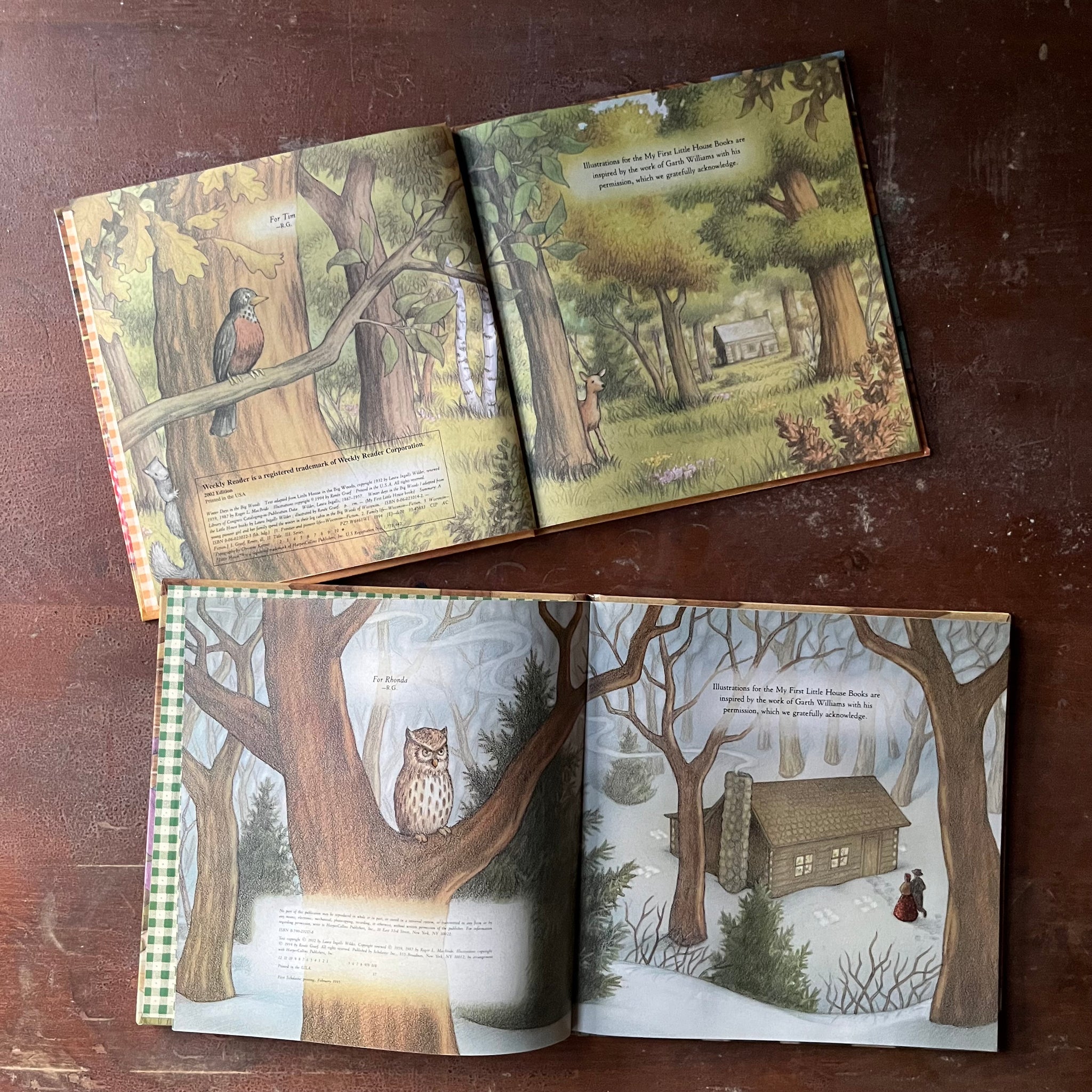 My First Little House Books Winter Days in the Big Woods by Laura Inga ...