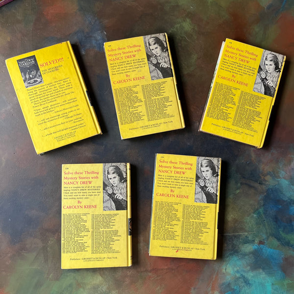 Nancy Drew Mystery Series Starter Set: Books 1 - 5 by Carolyn Keene ...