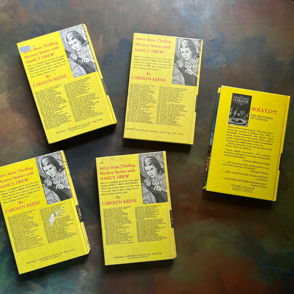 Nancy Drew Mystery Series Starter Set: Books 3-7 by Carolyn Keene - Log ...