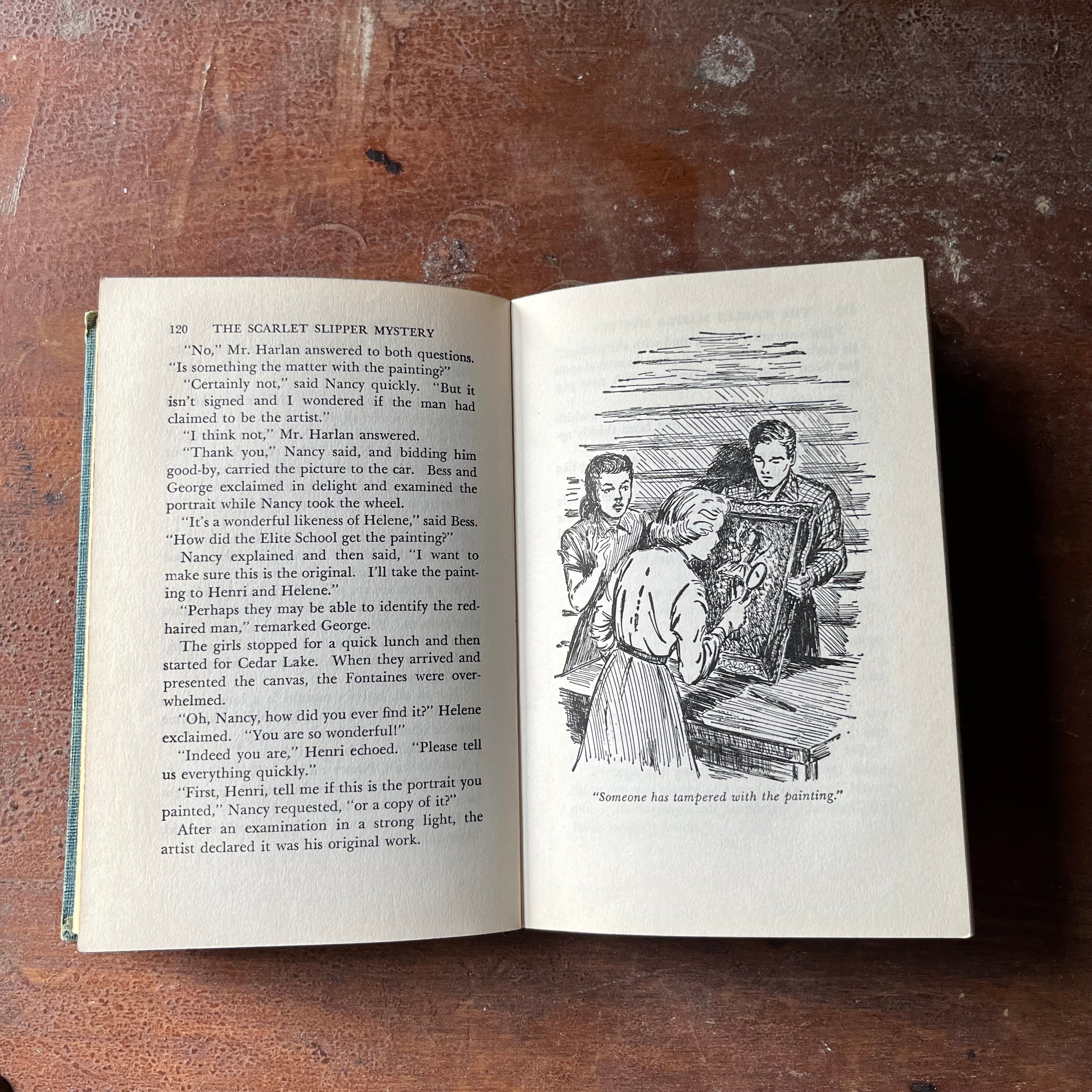 Nancy Drew Mystery Series #32: The Scarlet Slipper Mystery by Carolyn ...