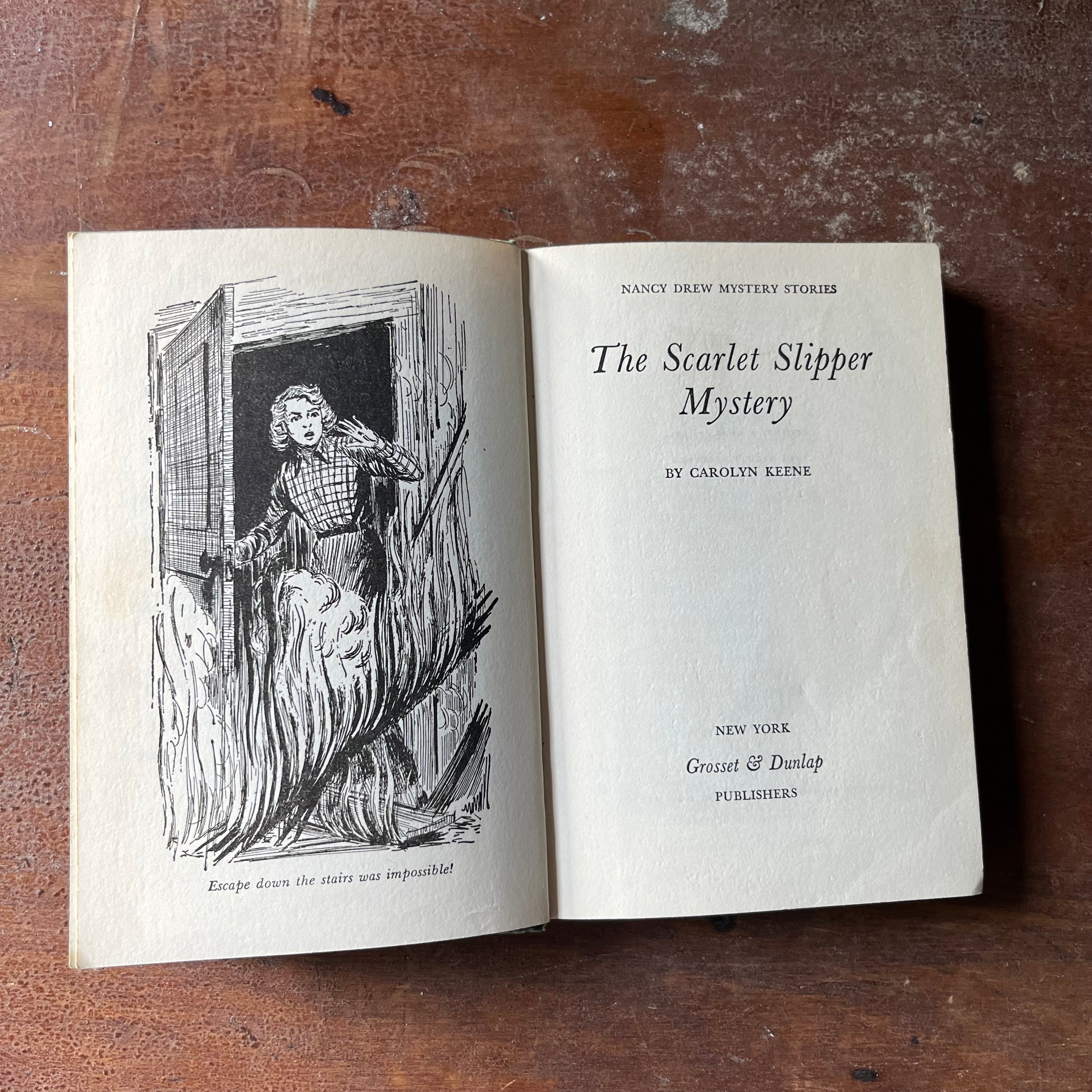 Nancy Drew Mystery Series #32: The Scarlet Slipper Mystery by Carolyn ...