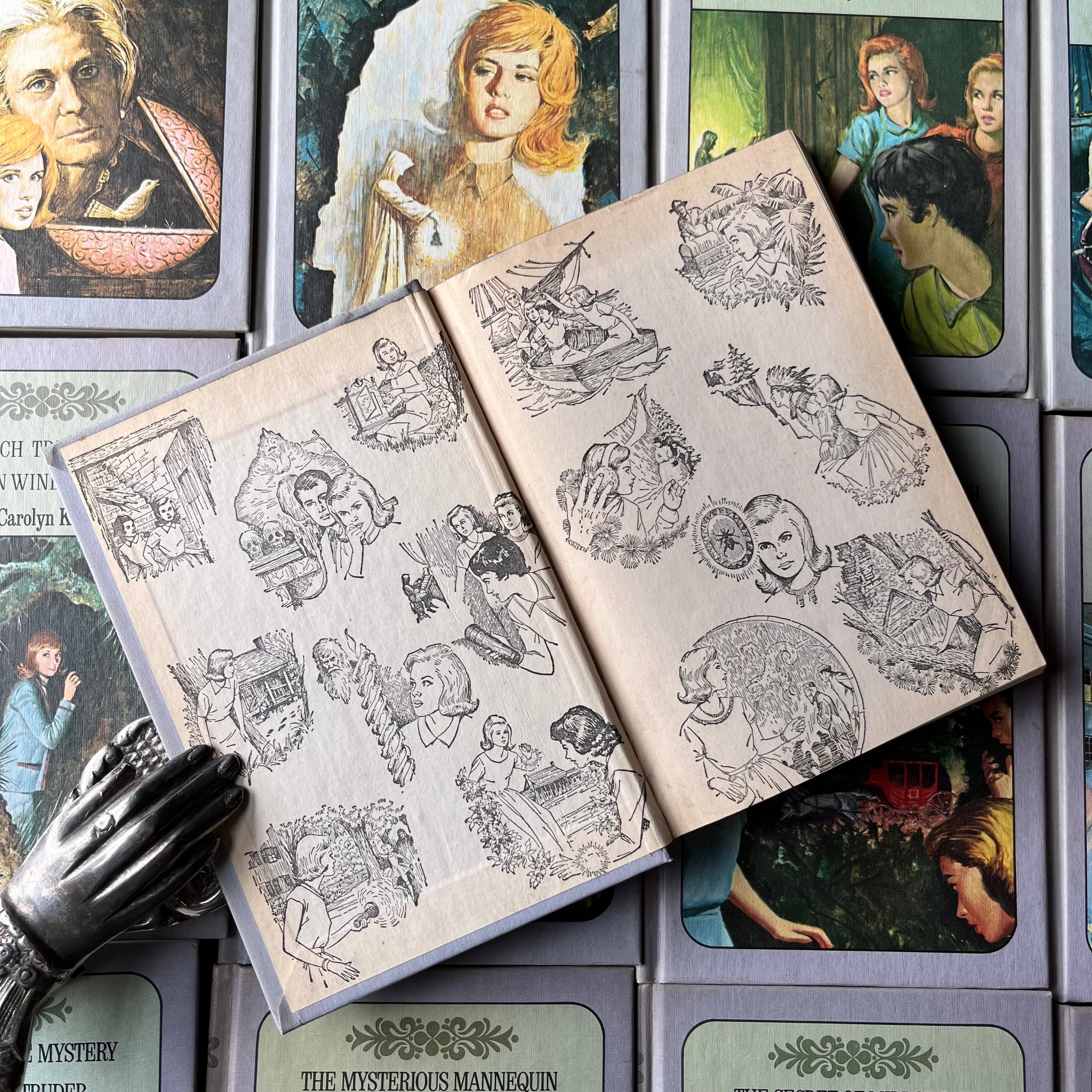 Nancy Drew Mystery Series Twin Thrillers Book Set by Carolyn Keene (Se ...