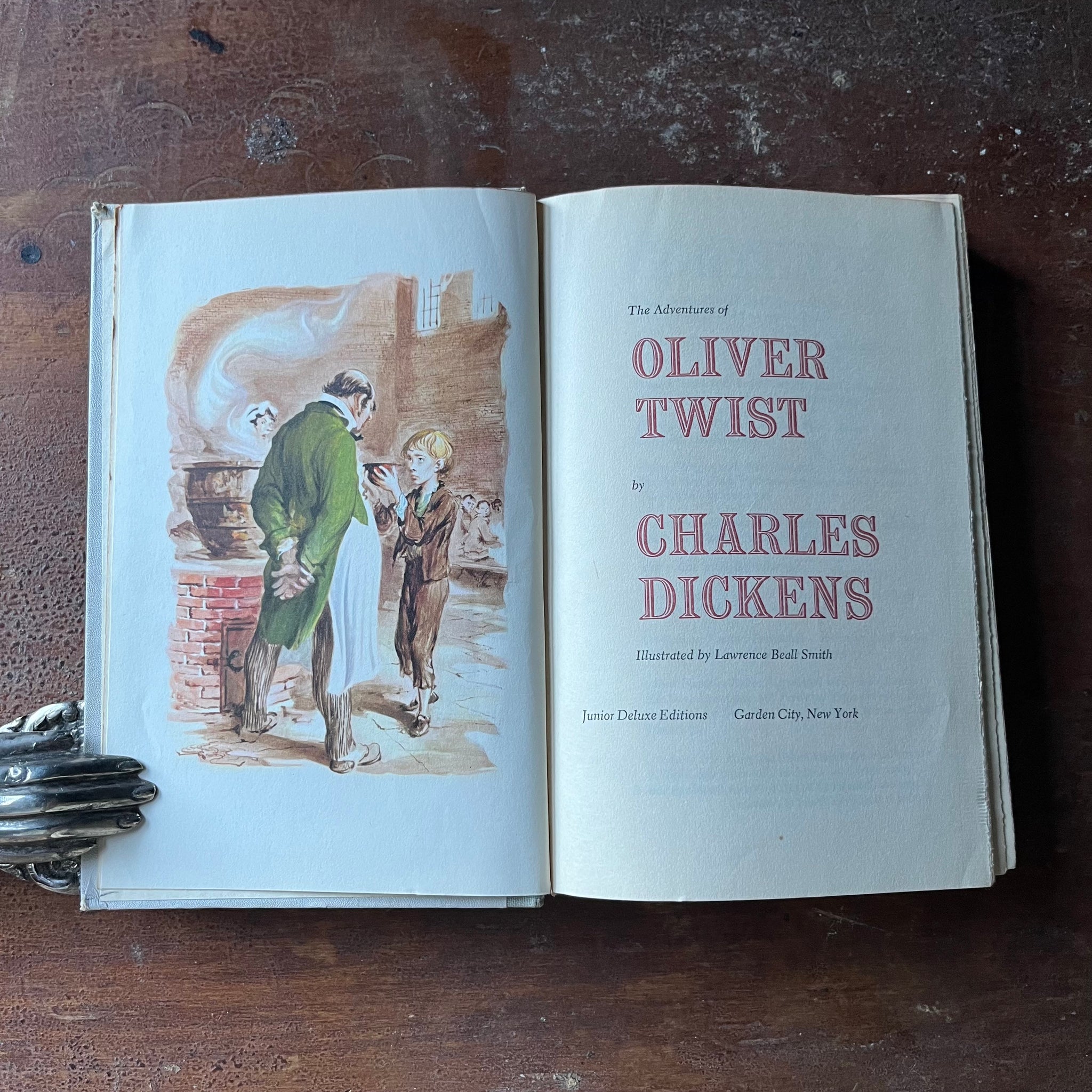 Oliver Twist By Charles Dickens - a 1956 Junior Deluxe Editions Hardco ...