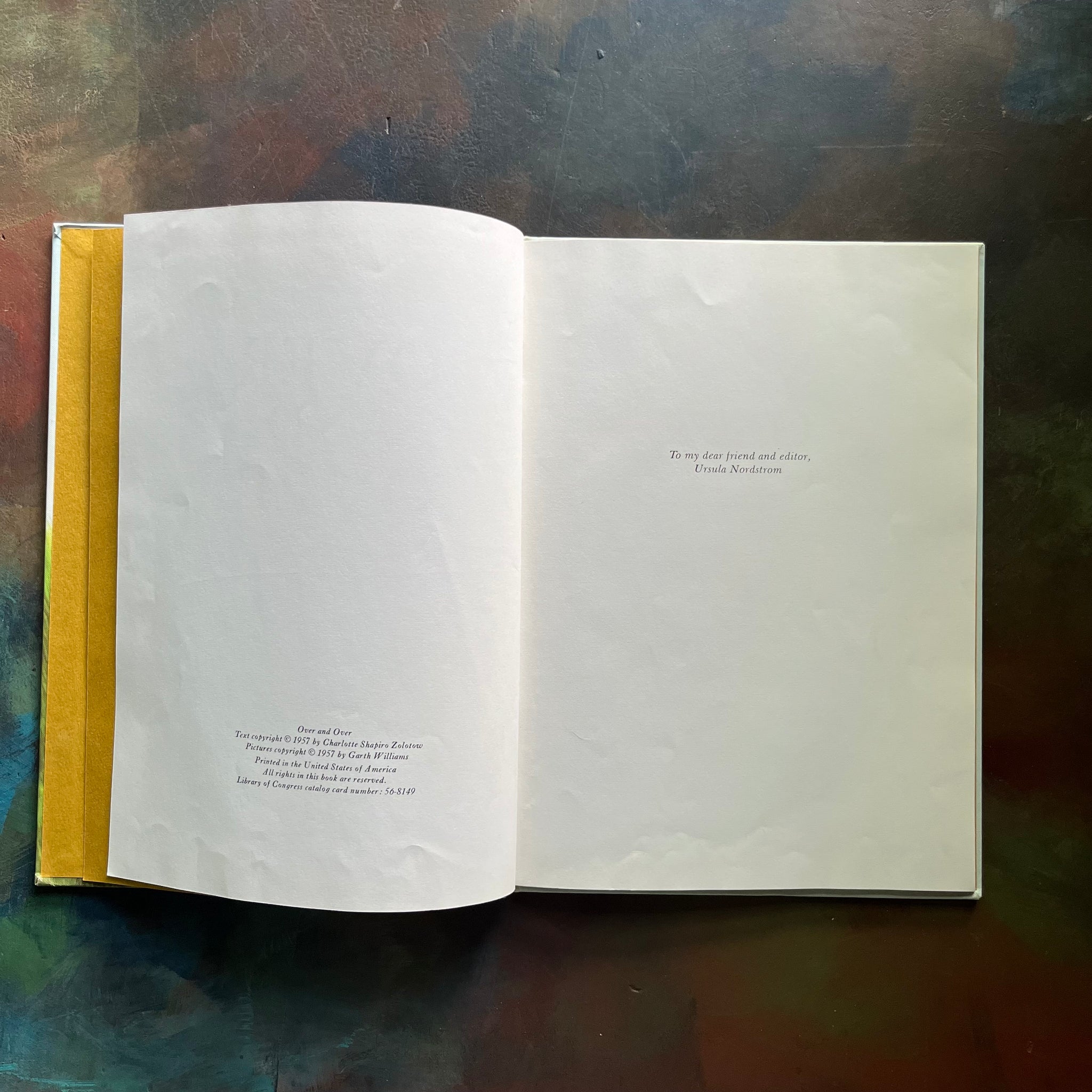 Over and Over by Charlotte Zolotow with Illustrations by Garth William ...