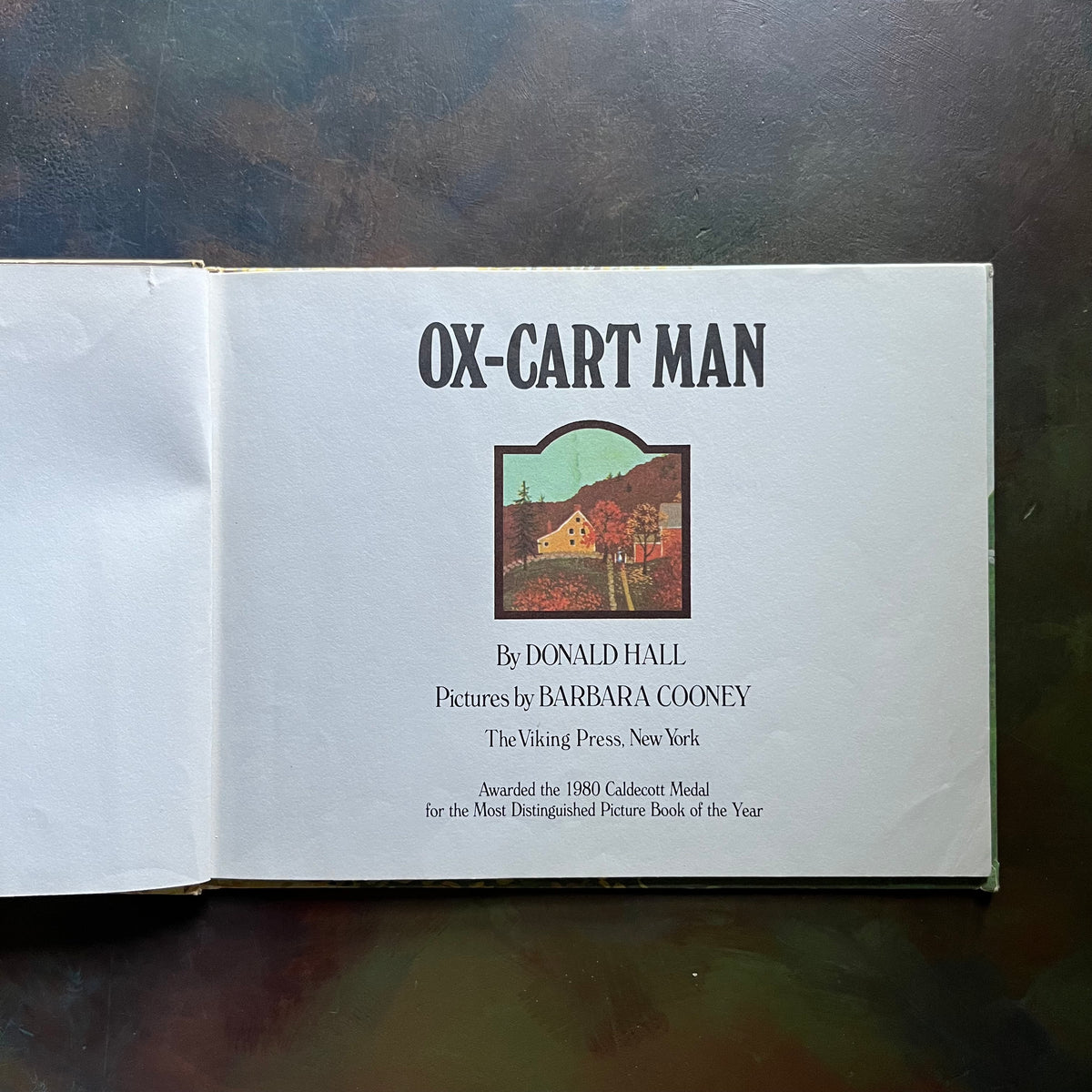 Ox-Cart Man by Donald Hall with Illustrations by Barbara Cooney-1980 C ...