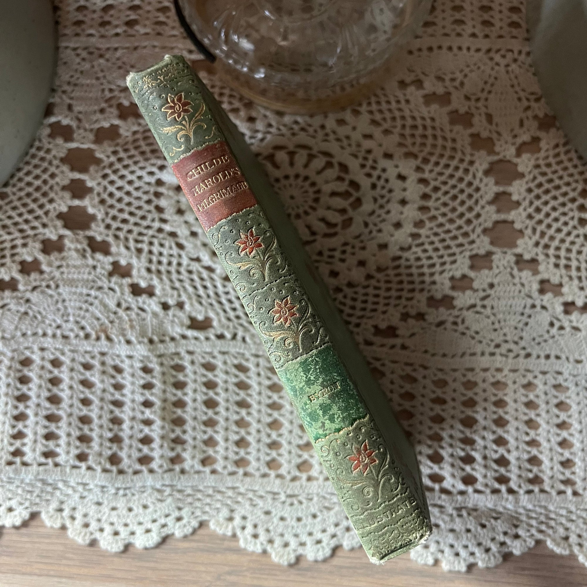 Pair of Floral, Antique Books by Henry Altemus Publishing - Pocket Siz ...