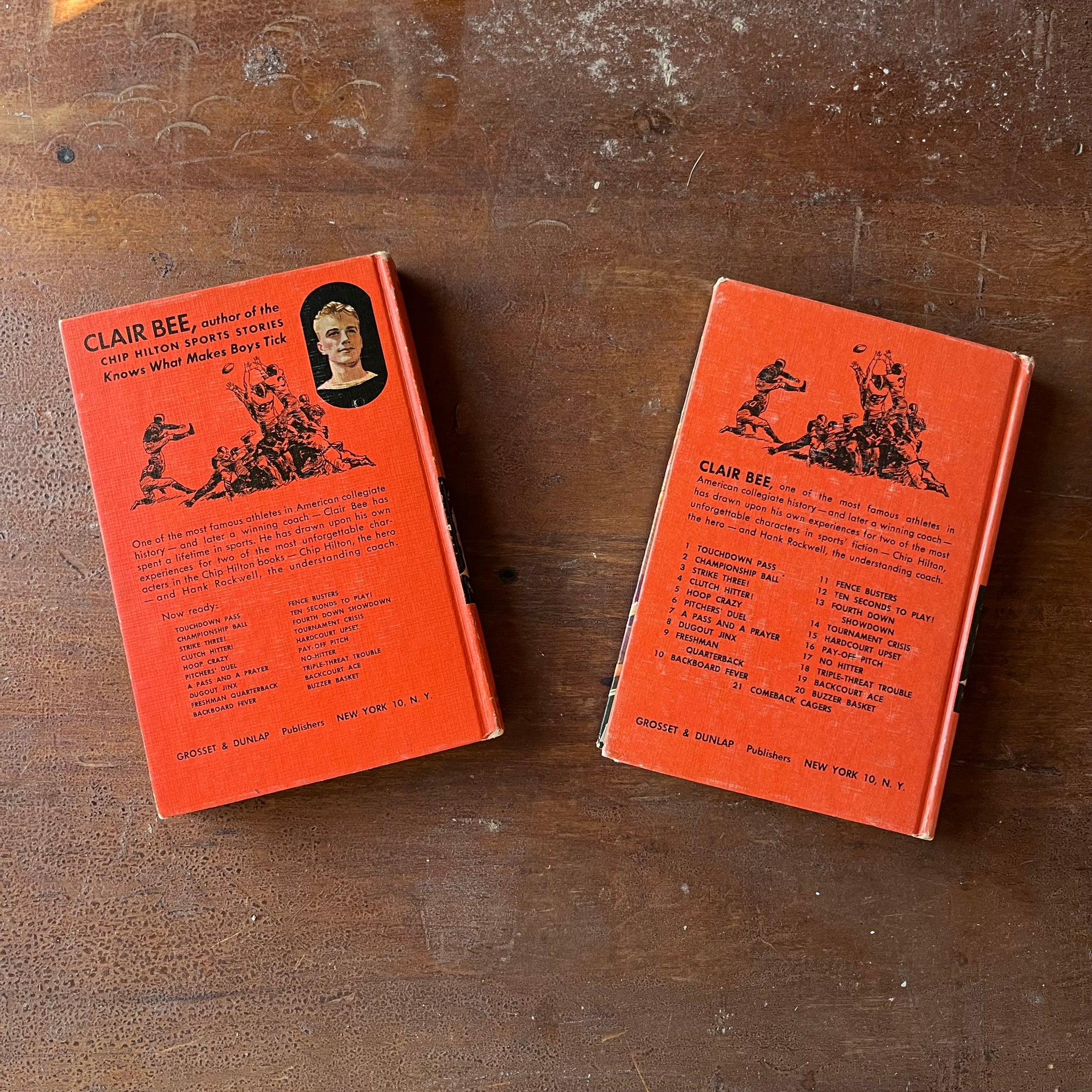 Pair of Chip Hilton Sports Story Books: Strike Three & Hoop Crazy by C ...