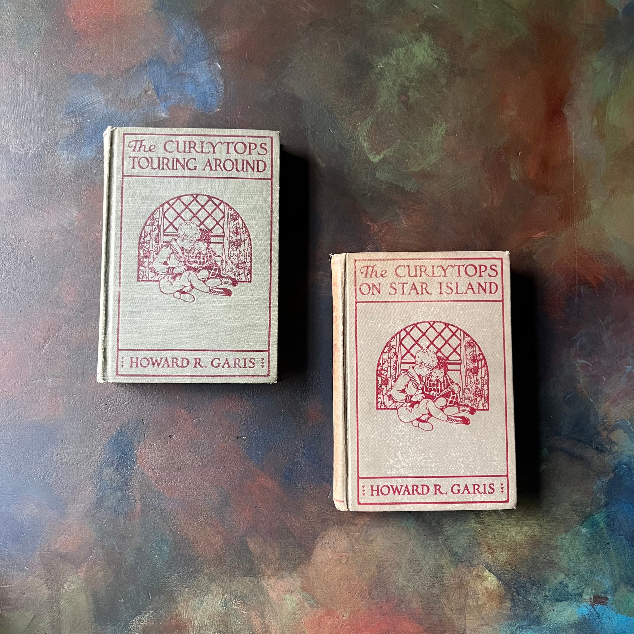 Pair of Curlytops Books by Howard R. Garis - The Curlytops Touring Aro ...