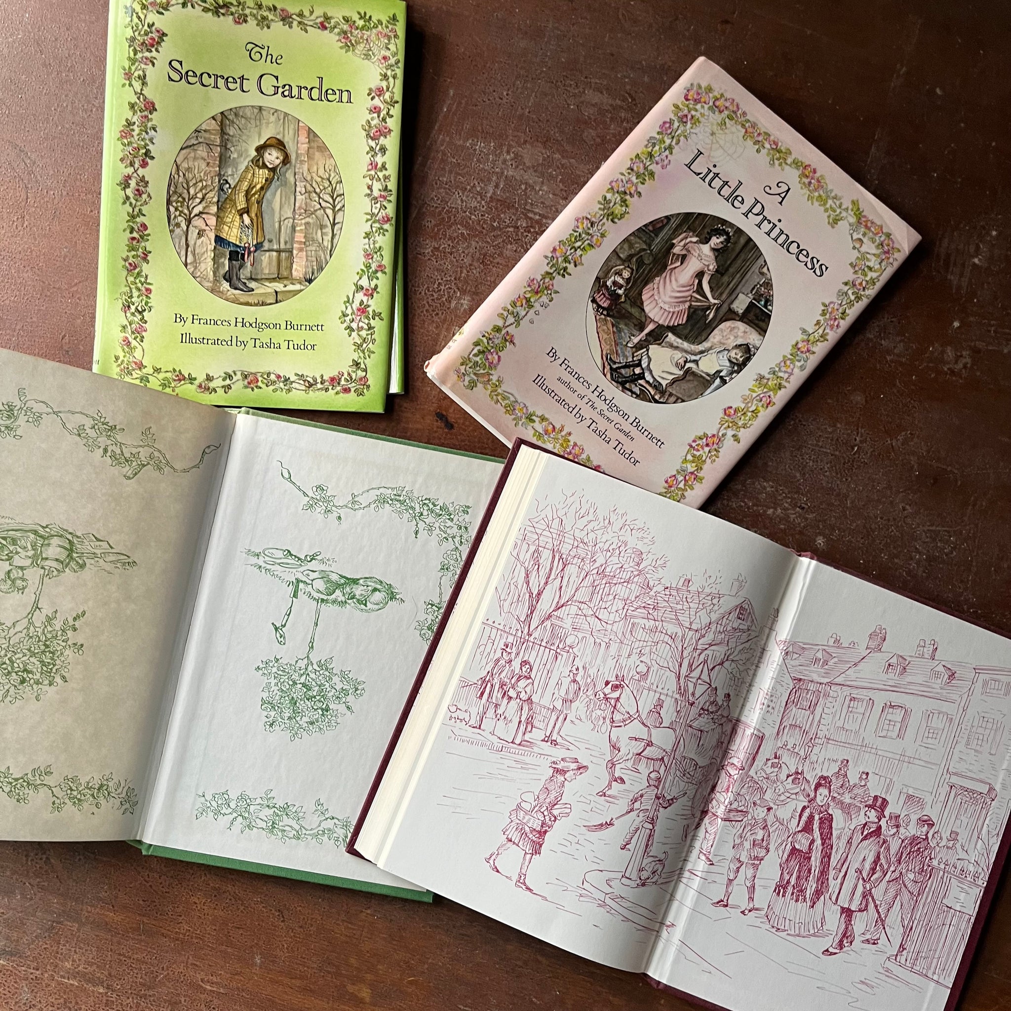 A Little Princess & The Secret Garden by Frances Hodgson Burnett - Ill ...