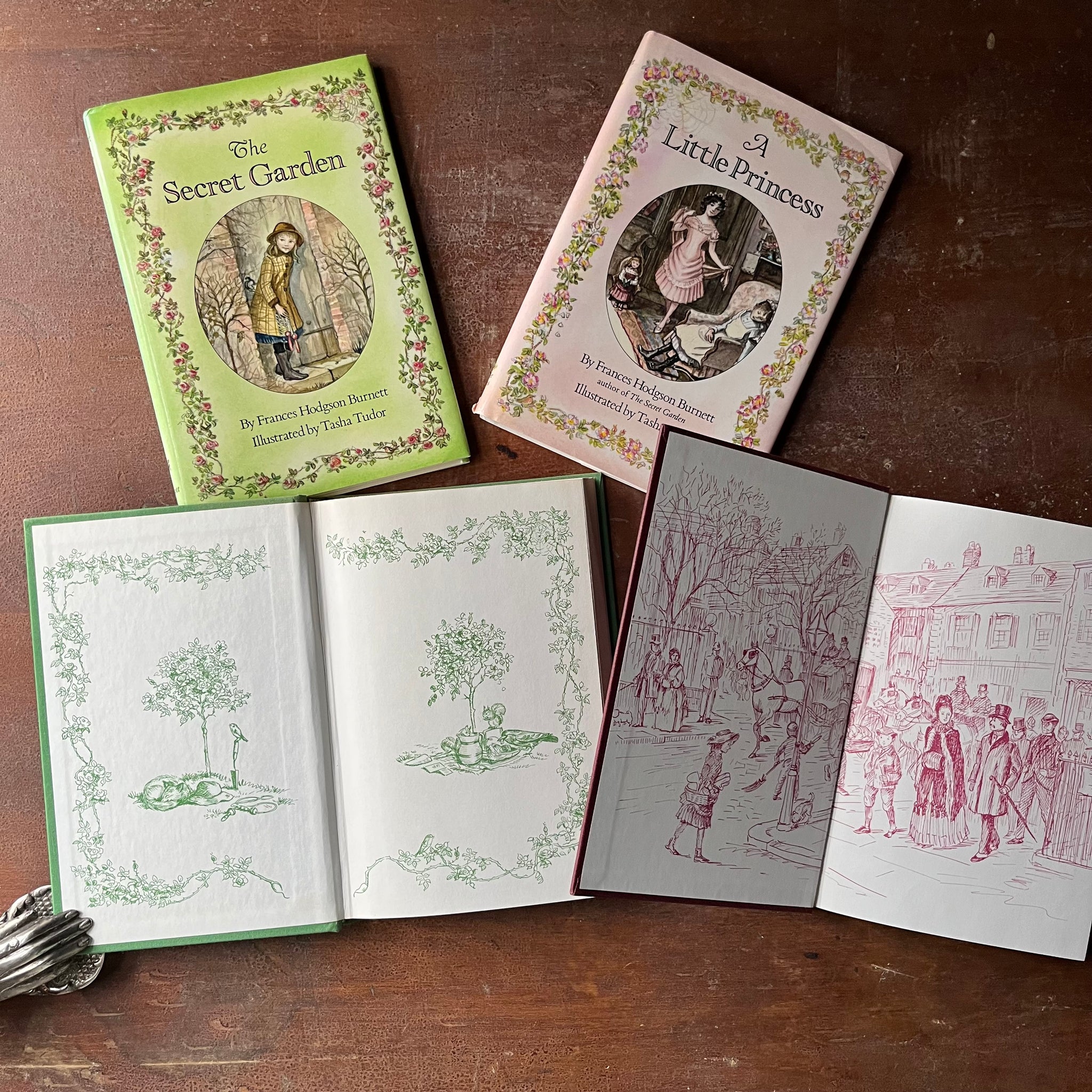 A Little Princess & The Secret Garden by Frances Hodgson Burnett - Ill ...