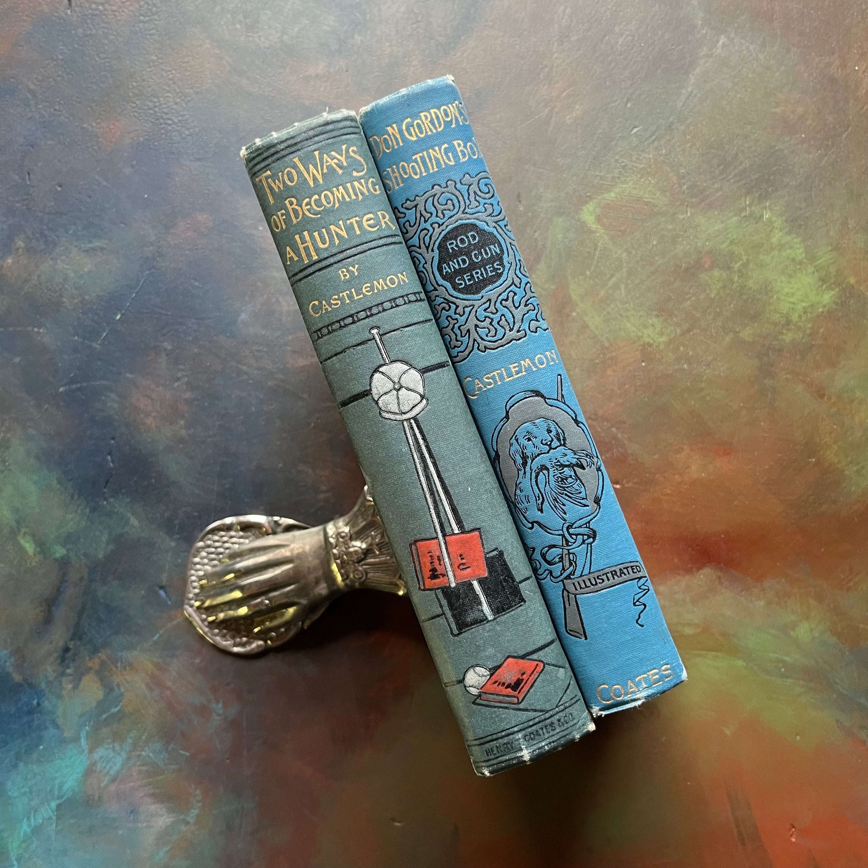 Pair of Antique Harry Castlemon Books: Two Ways of Becoming a Hunter ...