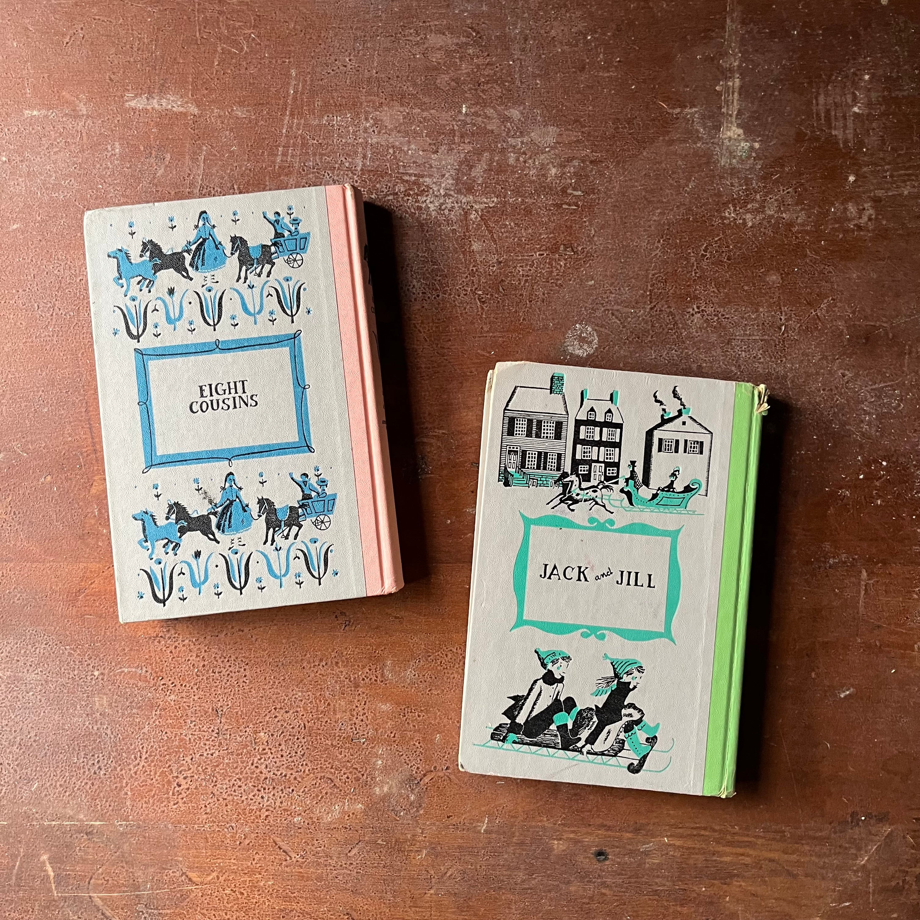 Pair of Junior Deluxe Editions by Louisa May Alcott: Jack & Jill & Eig ...