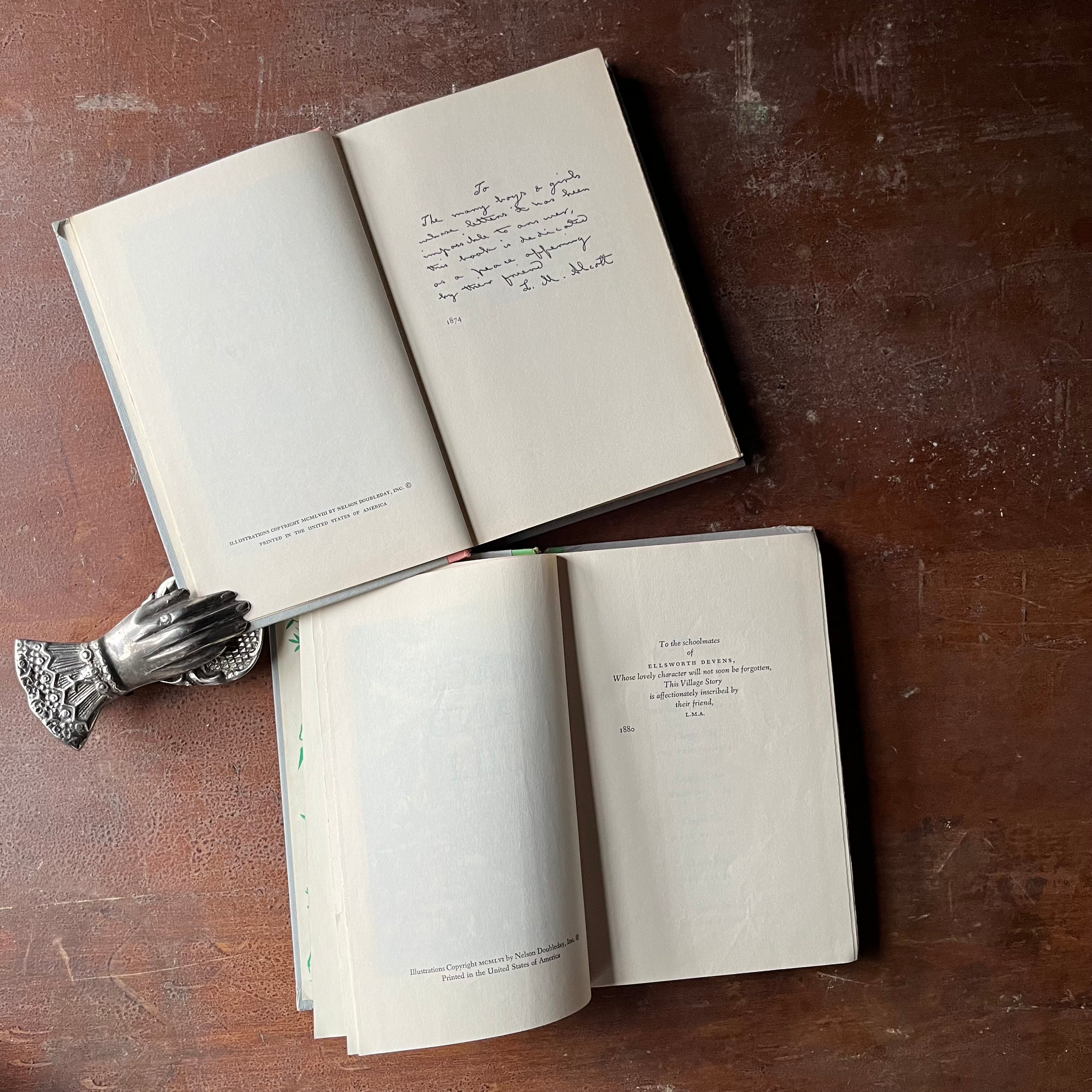 Pair of Junior Deluxe Editions by Louisa May Alcott: Jack & Jill & Eig ...