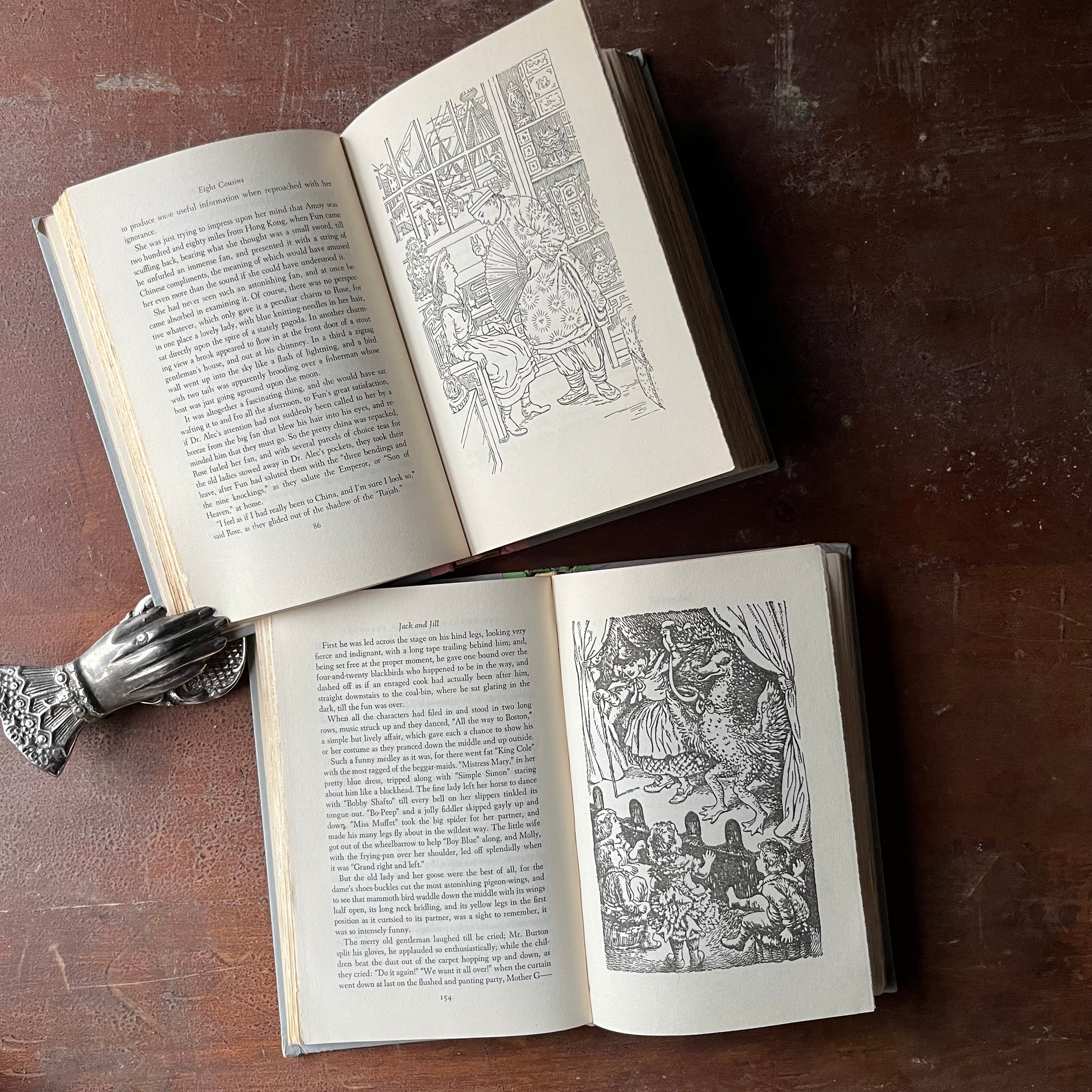 Pair of Junior Deluxe Editions by Louisa May Alcott: Jack & Jill & Eig ...