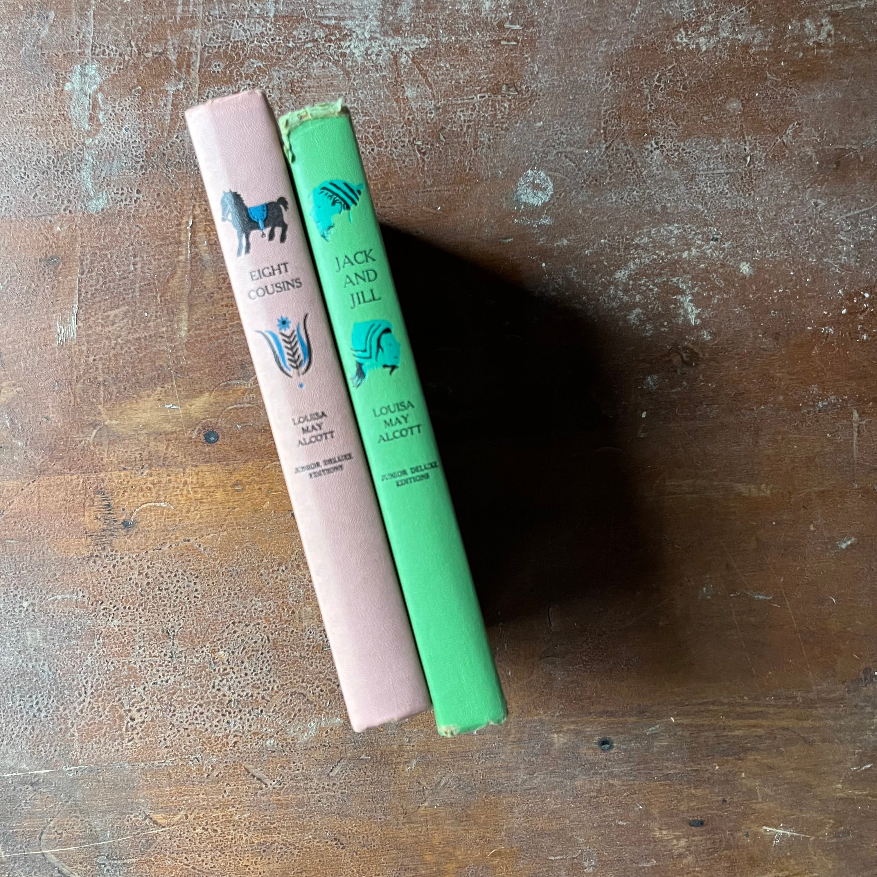 Pair of Junior Deluxe Editions by Louisa May Alcott: Jack & Jill & Eig ...