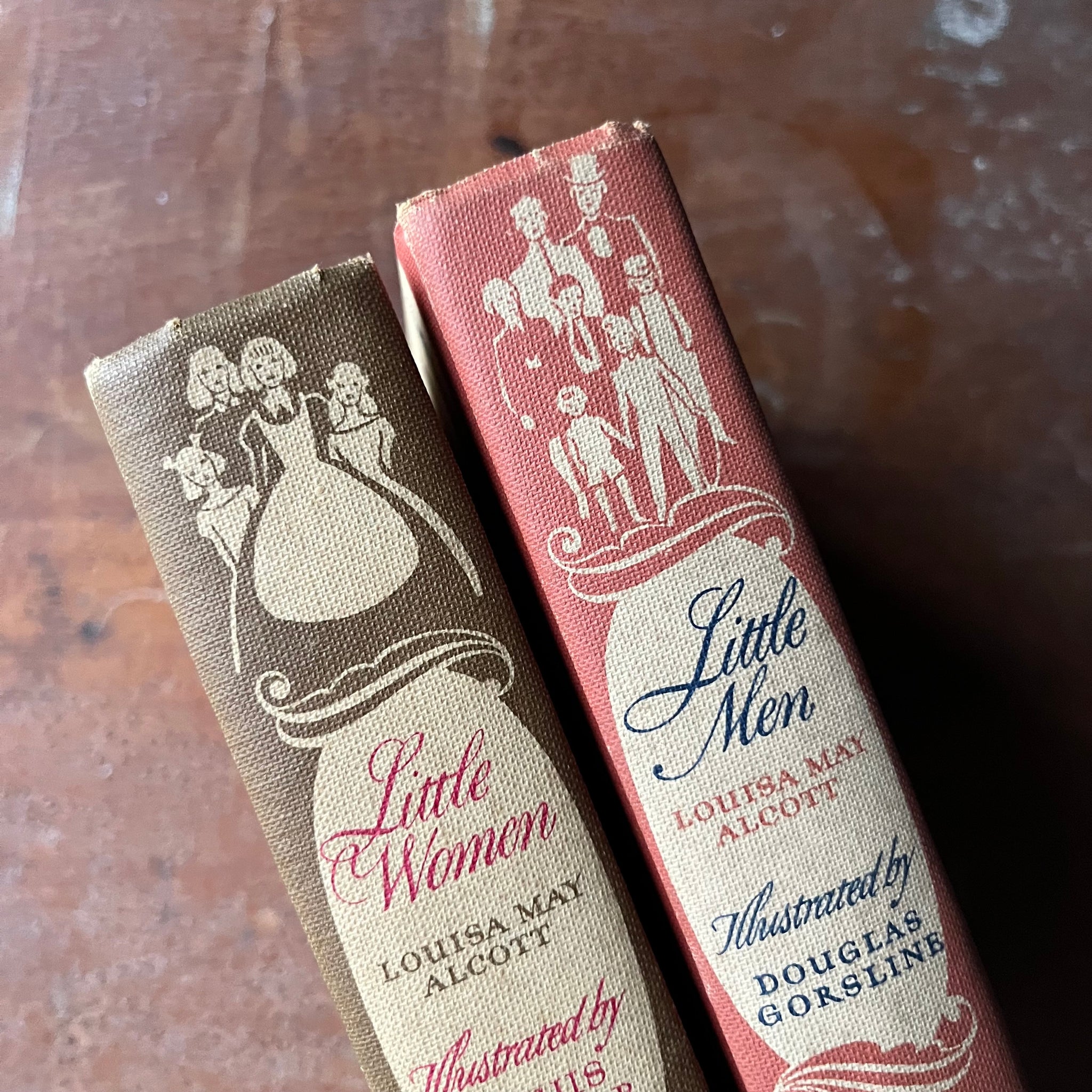 Pair of Illustrated Junior Library Editions: Little Women and Little M ...