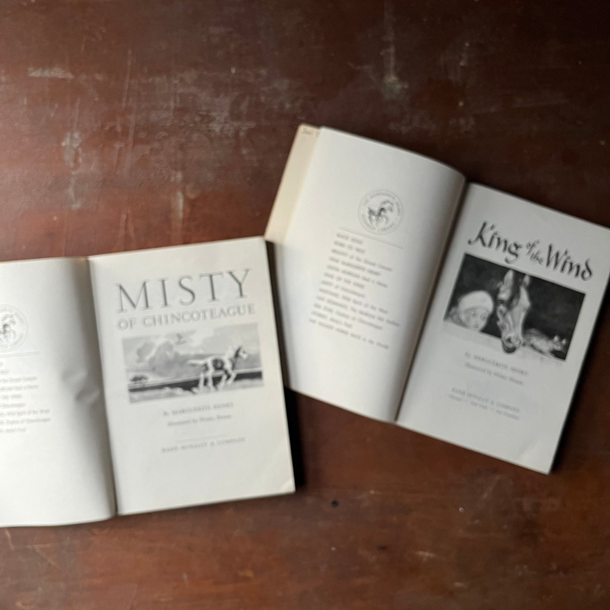 King of the Wind and Misty of Chincoteague by Marguerite Henry - Illus ...
