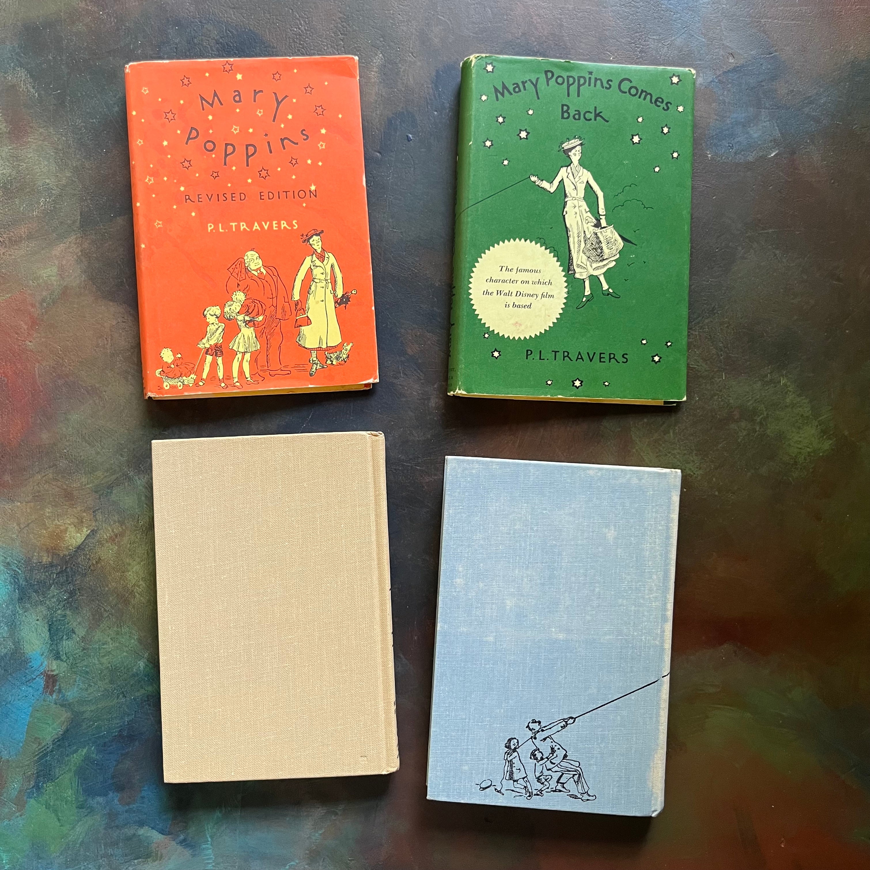 Pair of Mary Poppins Books by P. L. Travers - Mary Poppins & Mary Popp ...
