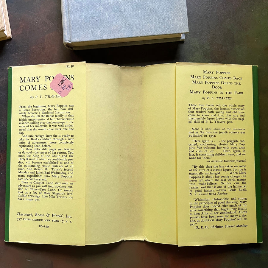 Pair of Mary Poppins Books by P. L. Travers - Mary Poppins & Mary Popp ...