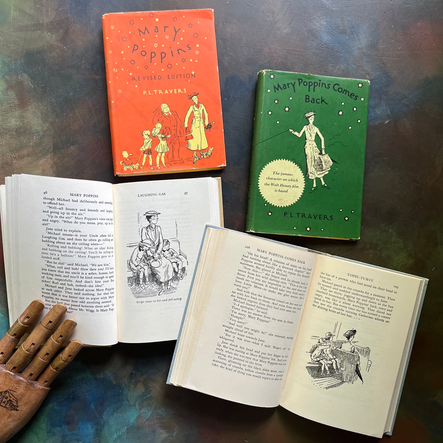 Pair of Mary Poppins Books by P. L. Travers - Mary Poppins & Mary Popp ...