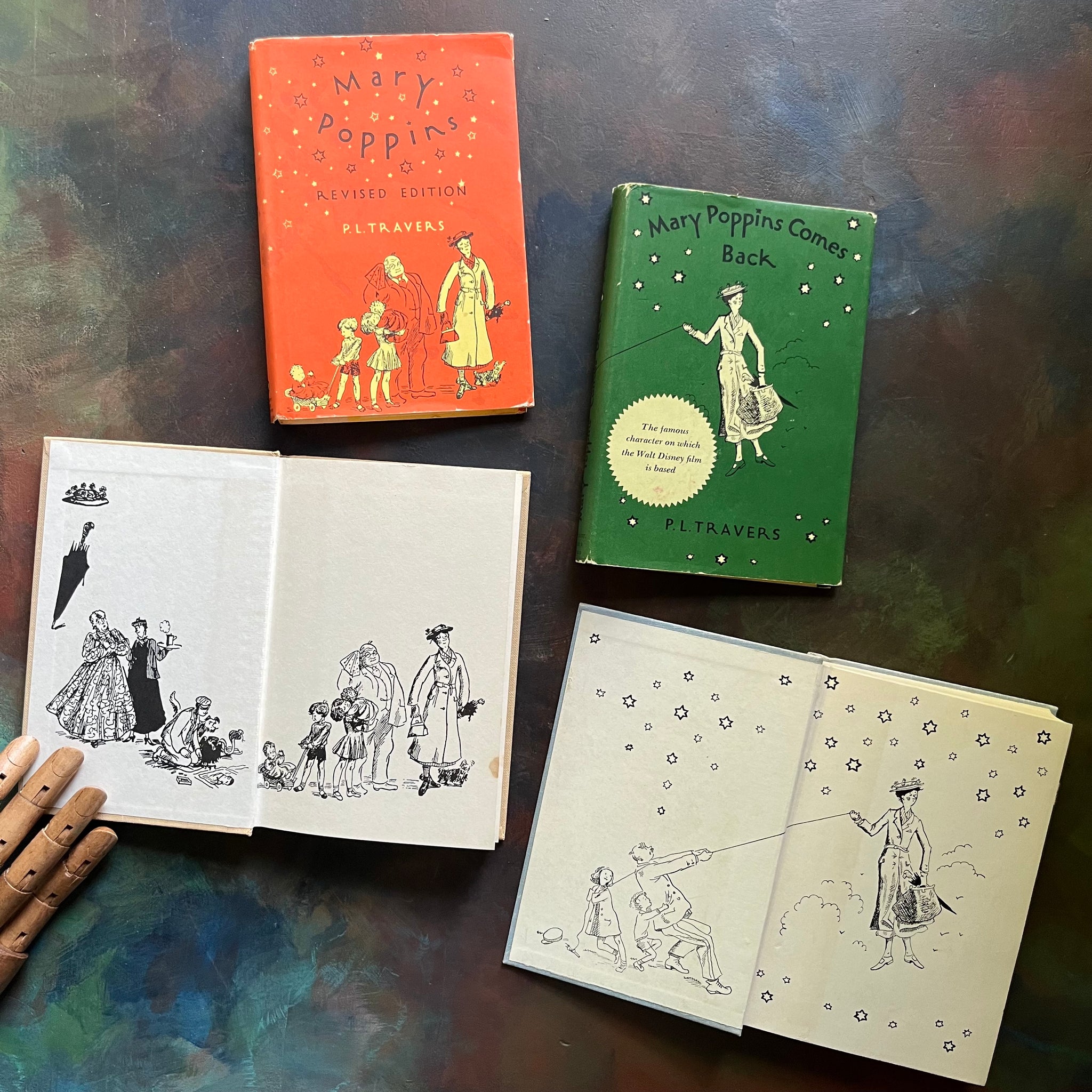 Pair of Mary Poppins Books by P. L. Travers - Mary Poppins & Mary Popp ...