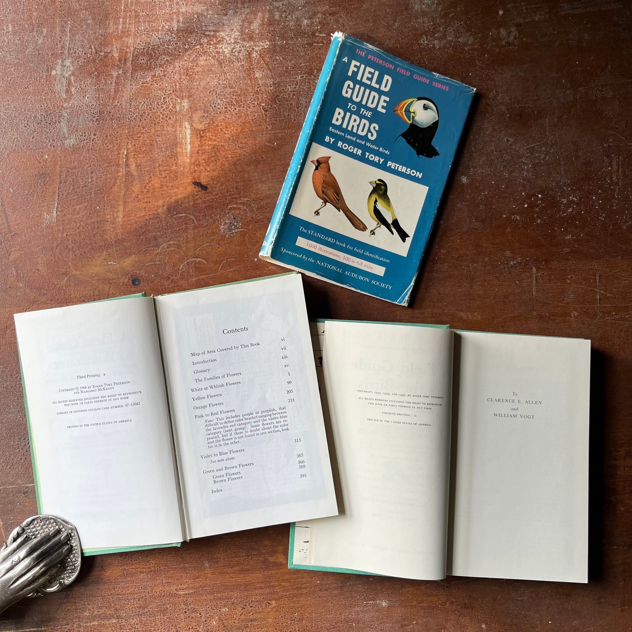 Pair of Peterson Field Guides by Roger Tory Peterson - Birds & Wildflo ...