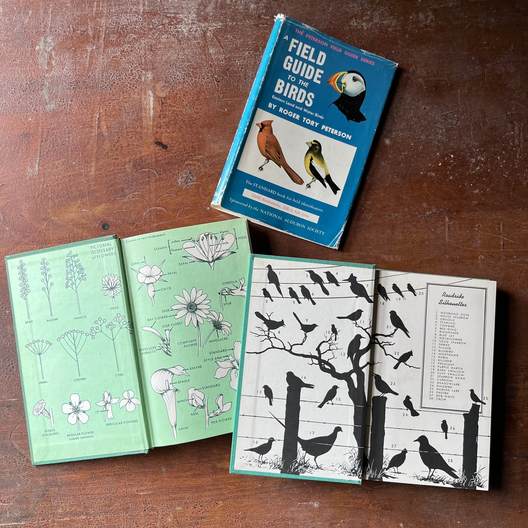 Pair of Peterson Field Guides by Roger Tory Peterson - Birds & Wildflo ...