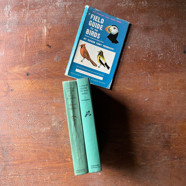 Pair of Peterson Field Guides by Roger Tory Peterson - Birds & Wildflo ...