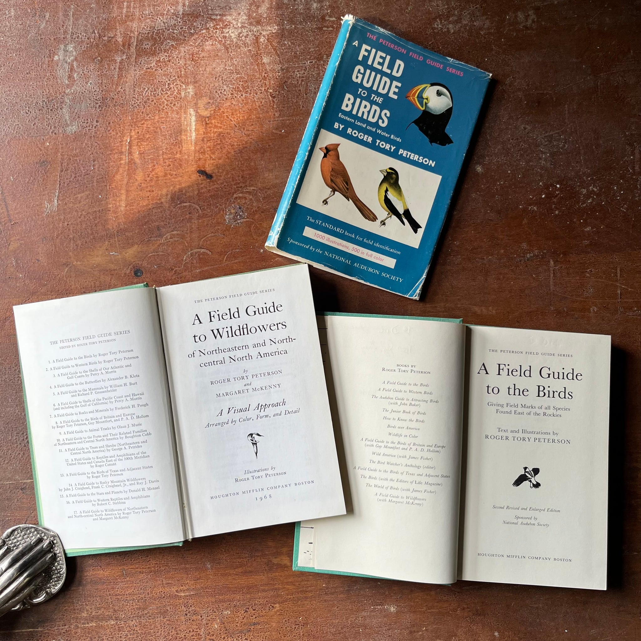 Pair of Peterson Field Guides by Roger Tory Peterson - Birds & Wildflo ...