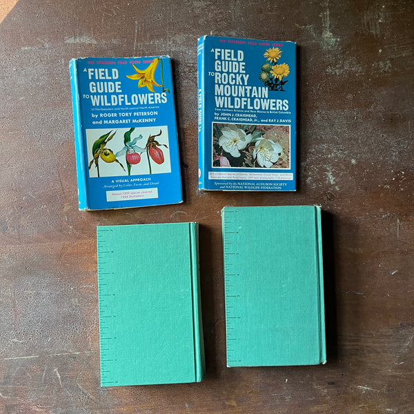 Pair of Peterson Field Guides - Wildflowers & Rocky Mountain Wildflowe ...