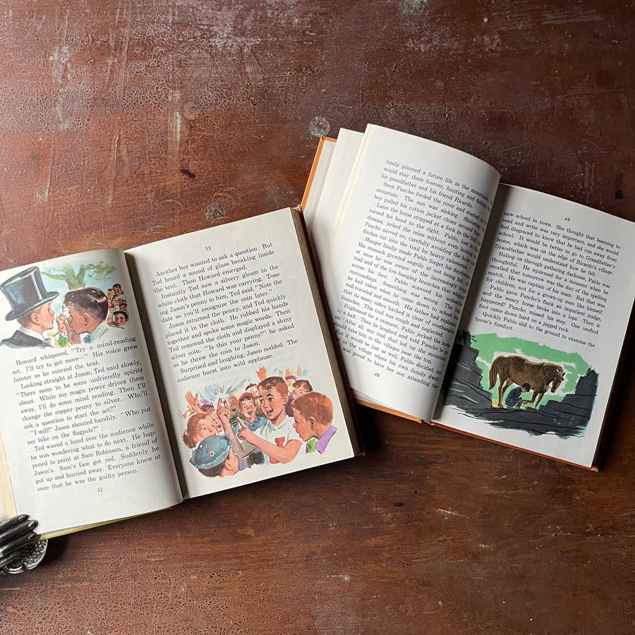 Pair of The New Basic Readers - Dick & Jane School Books - Log Cabin ...