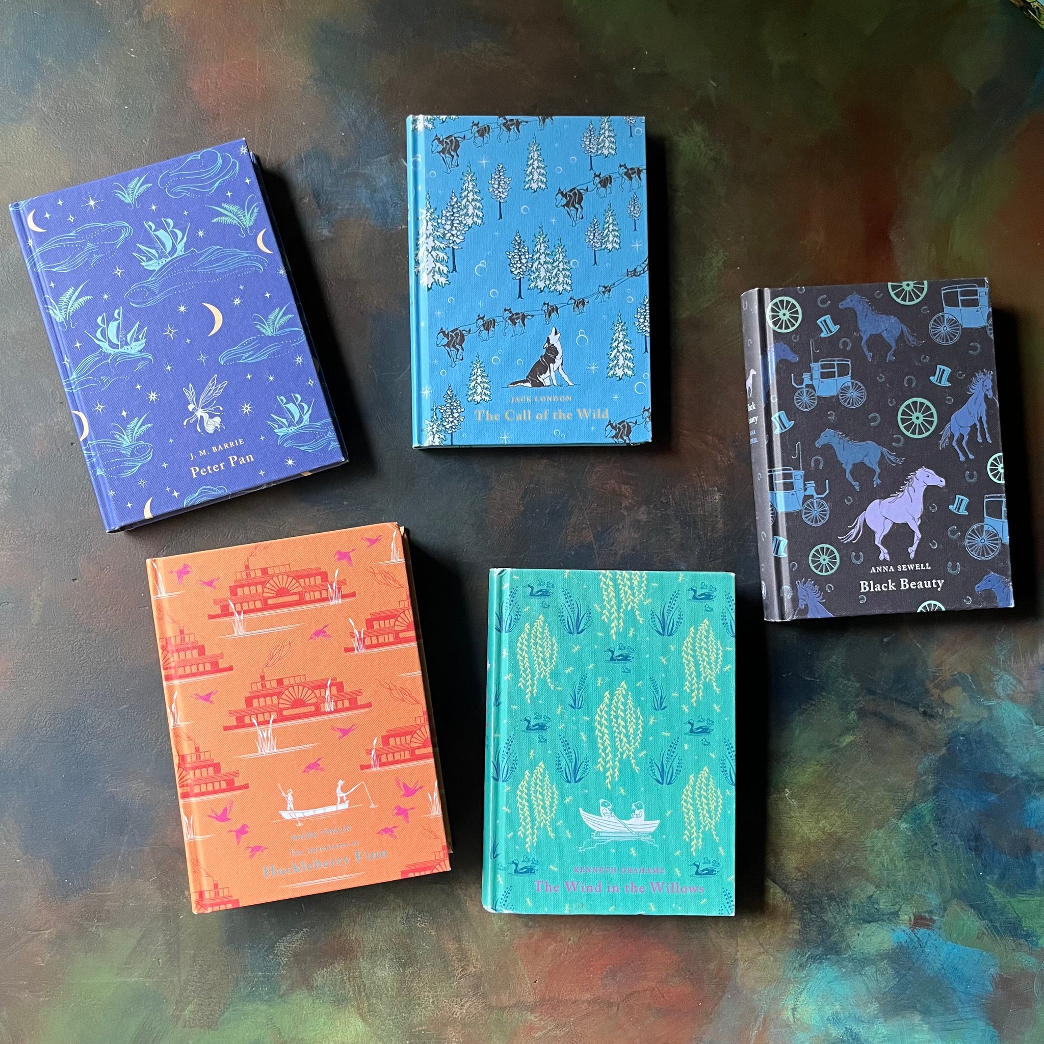 Puffin Books Children's Classic Book Set - Log Cabin Vintage