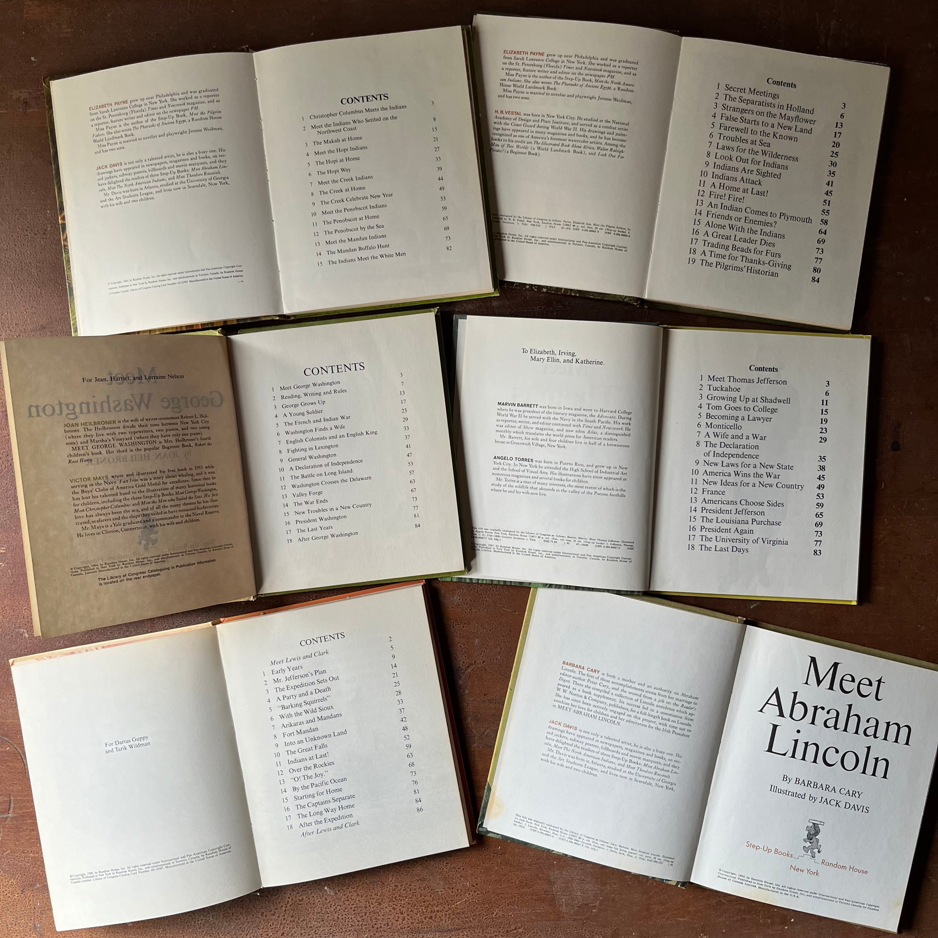 Random House Step Up To Reading Early American History Book Set - 6 Ti ...