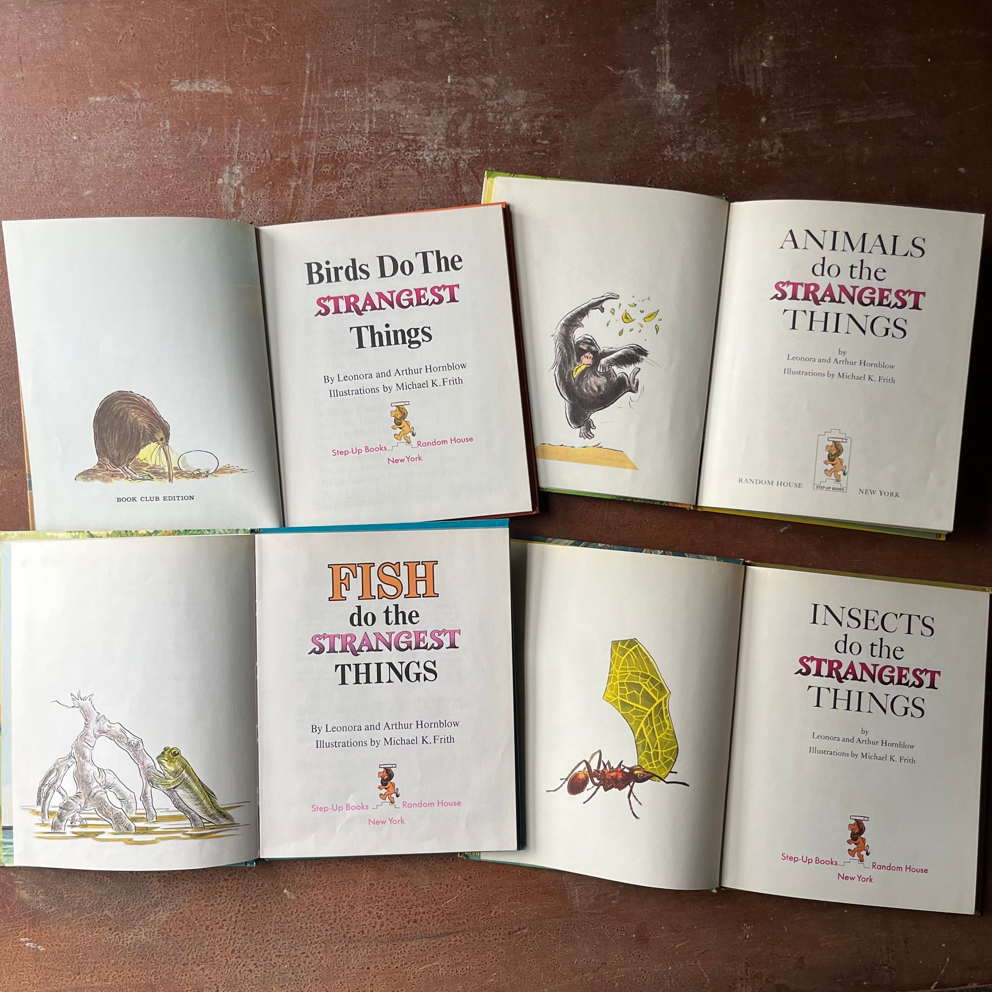 Random House Step Up Book Set - Animals, Birds, Fish & Insects Do the ...