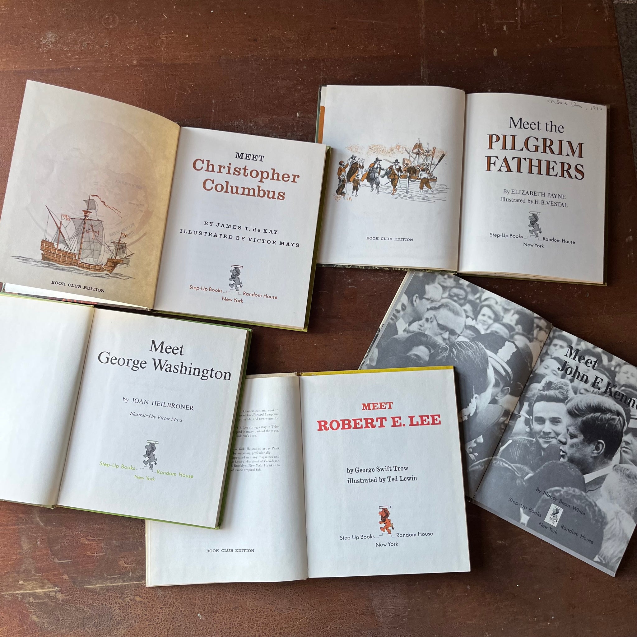 Random House Step Up To Reading Early American History Book Set - 5 Ti ...