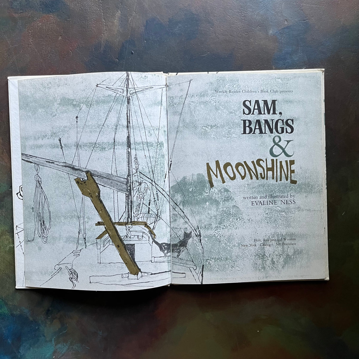 Sam, Bangs & Moonshine Written & Illustrated by Evaline Ness - 1967 Ca ...