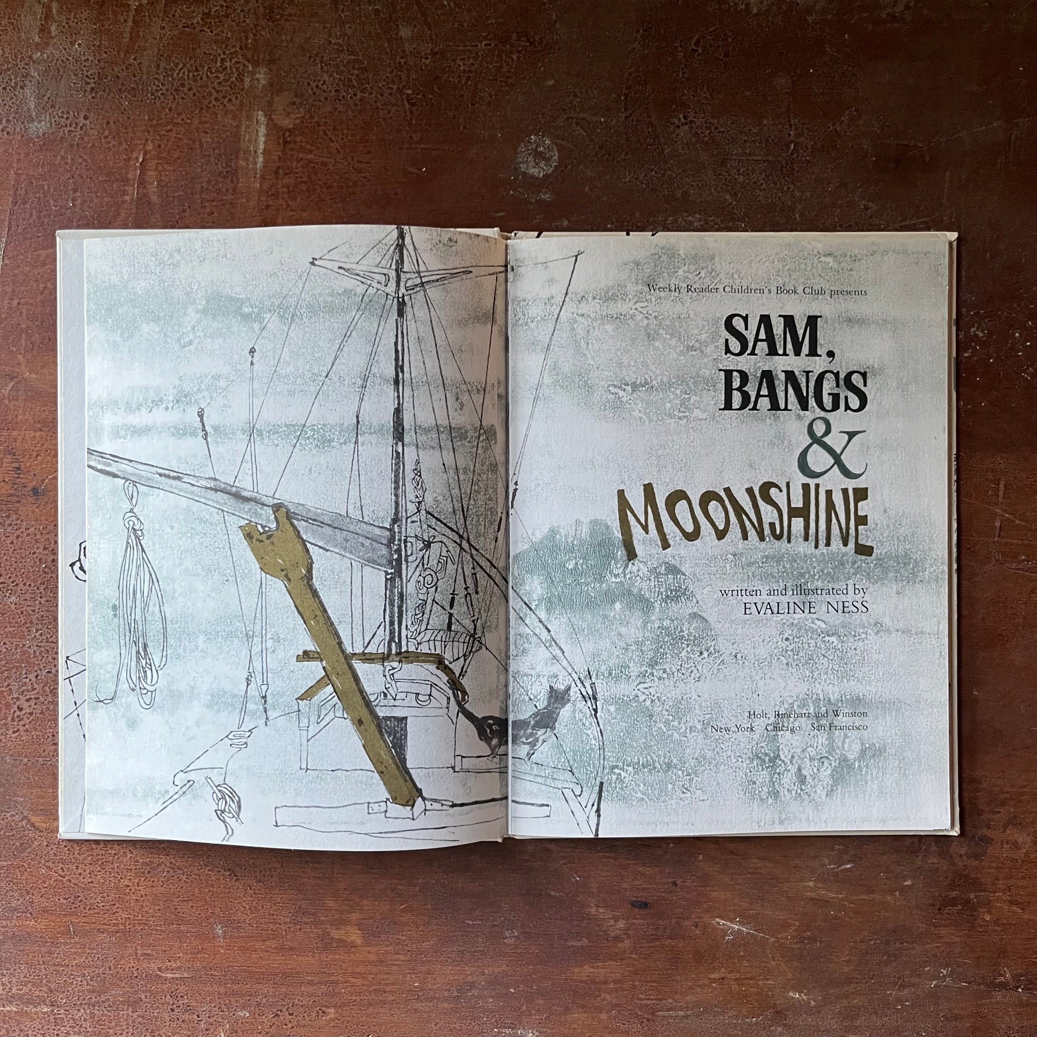 Sam, Bangs & Moonshine Written & Illustrated by Evaline Ness - 1967 Ca ...