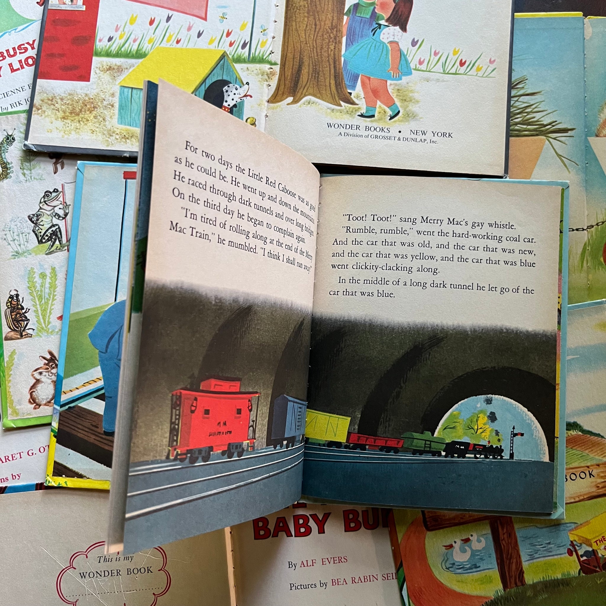 Set of 8 Wonder Books Vintage Children's Picture Books from the 1950's ...