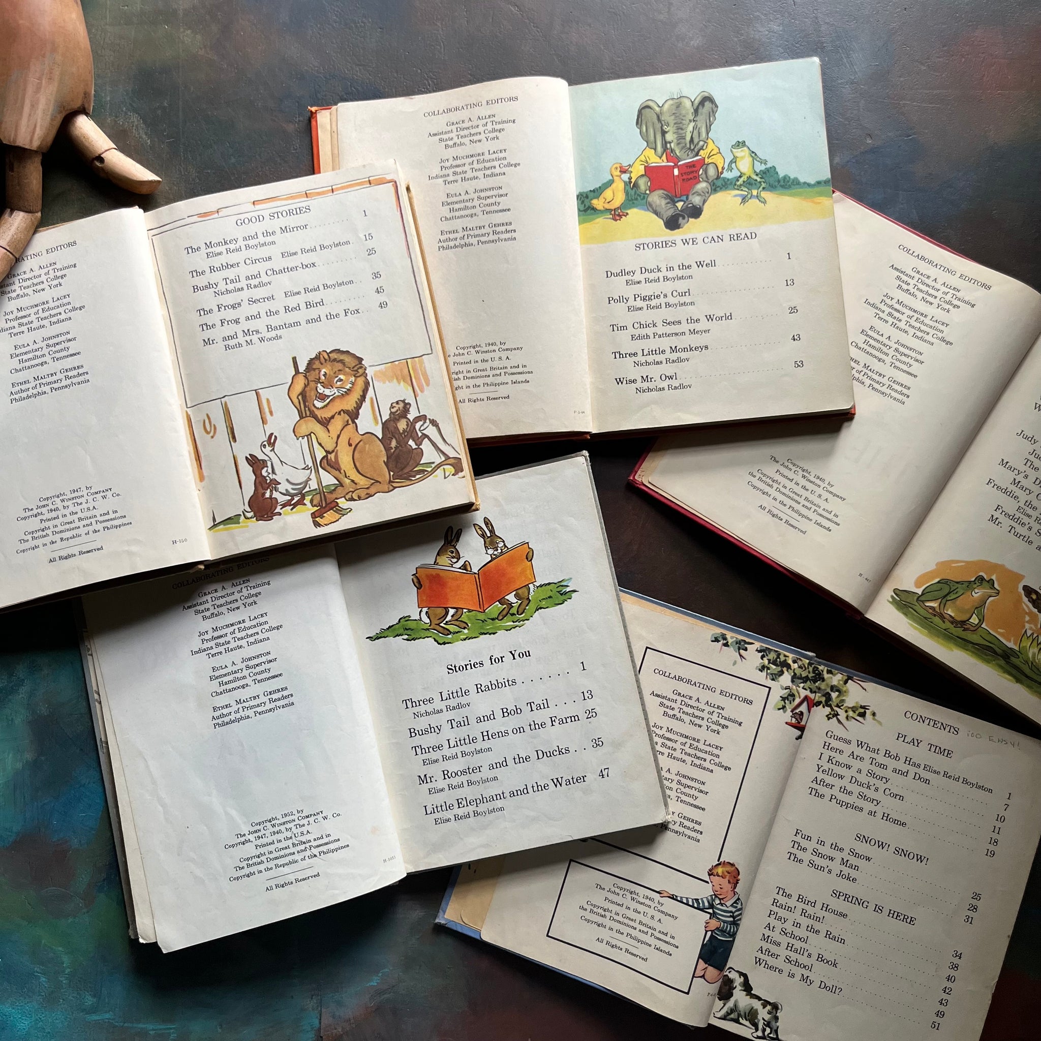 Set of 5 Winston Easy Growth in Reading Vintage School Books from the ...